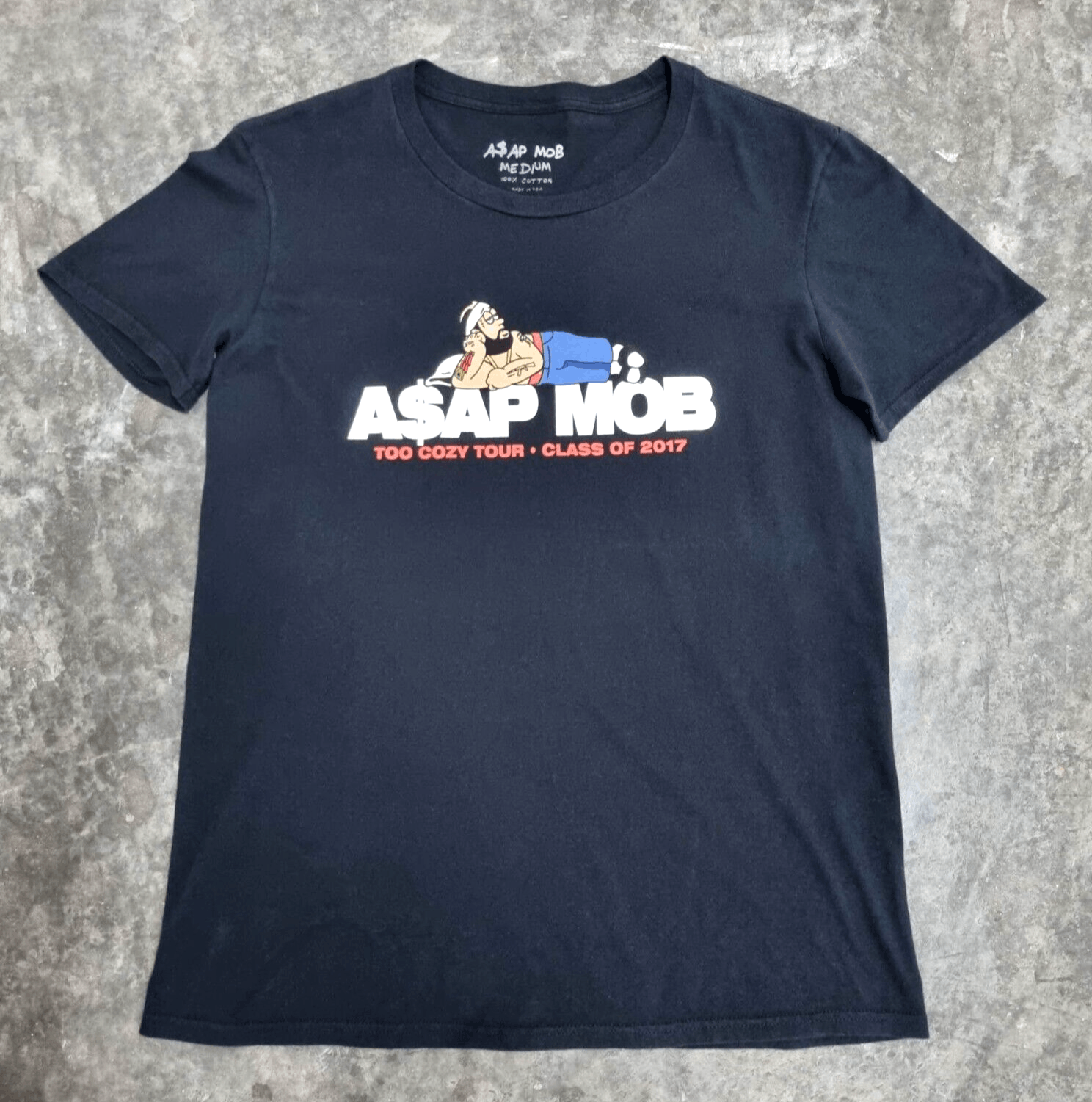 Asap Rocky A$AP Mob - Too Cozy Tour T-Shirt | Grailed
