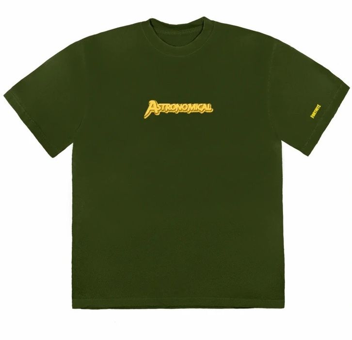 Travis Scott Medium Cactus Jack Washed Green Astro Cyclone T-Shirt Tee ...