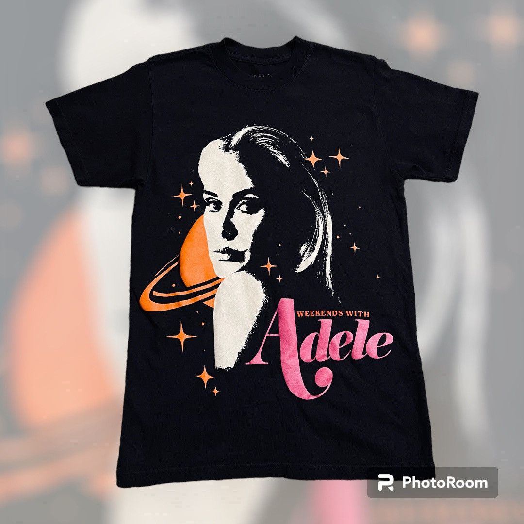 Band Tees ADELE OFFICIAL MERCH T-Shirt XS WEEKENDS WITH adele VEGAS ...