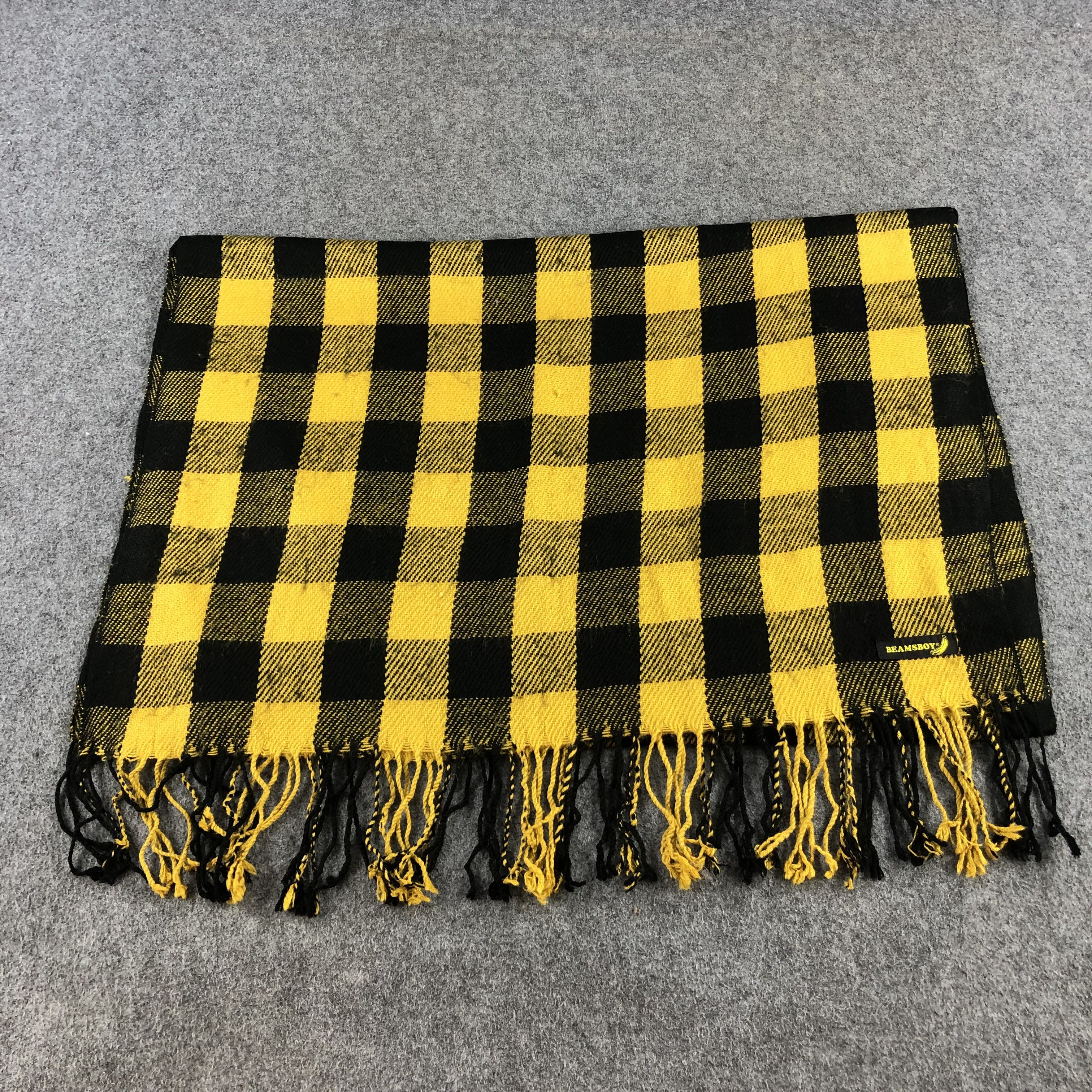 Vintage Beams Boy Tartan Scarf Muffler Wool V991 | Grailed