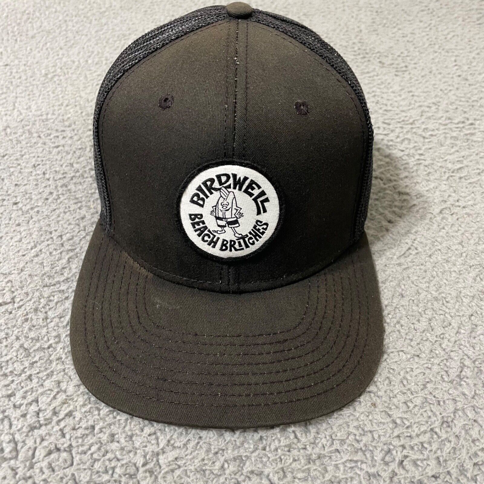 Vintage Birdwell Beach Britches Snapback Hat Trucker Mesh Adjustable ...