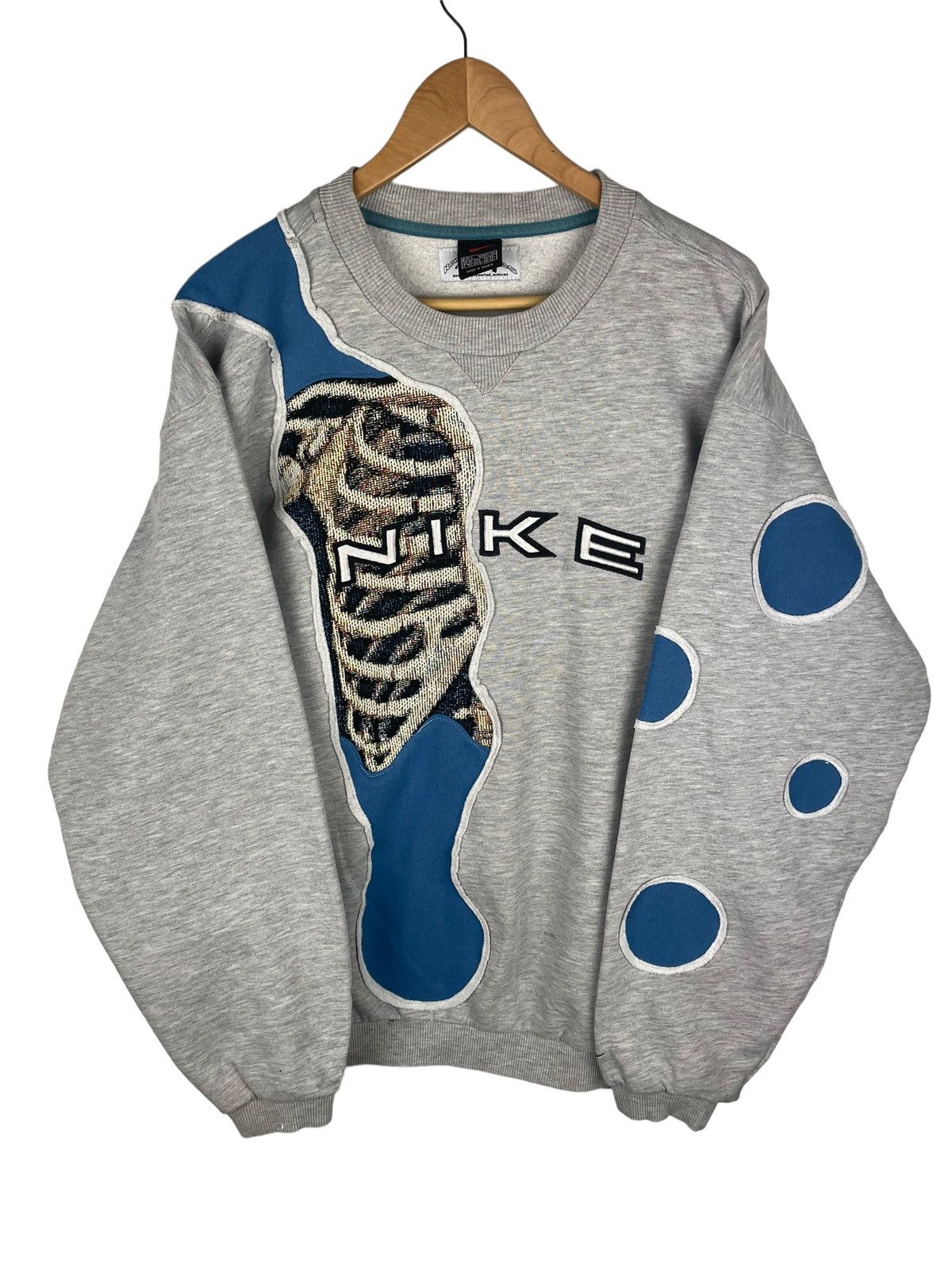 Nike Reworked Nike (Skeleton) Vintage sweatshirt | Grailed