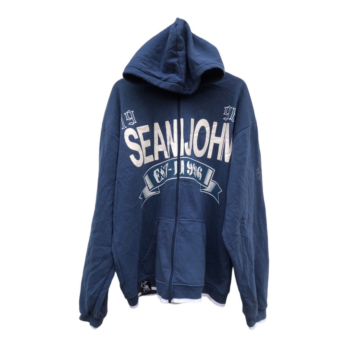 Sean John × Streetwear hoodie Sean John spellout embroidered | Grailed
