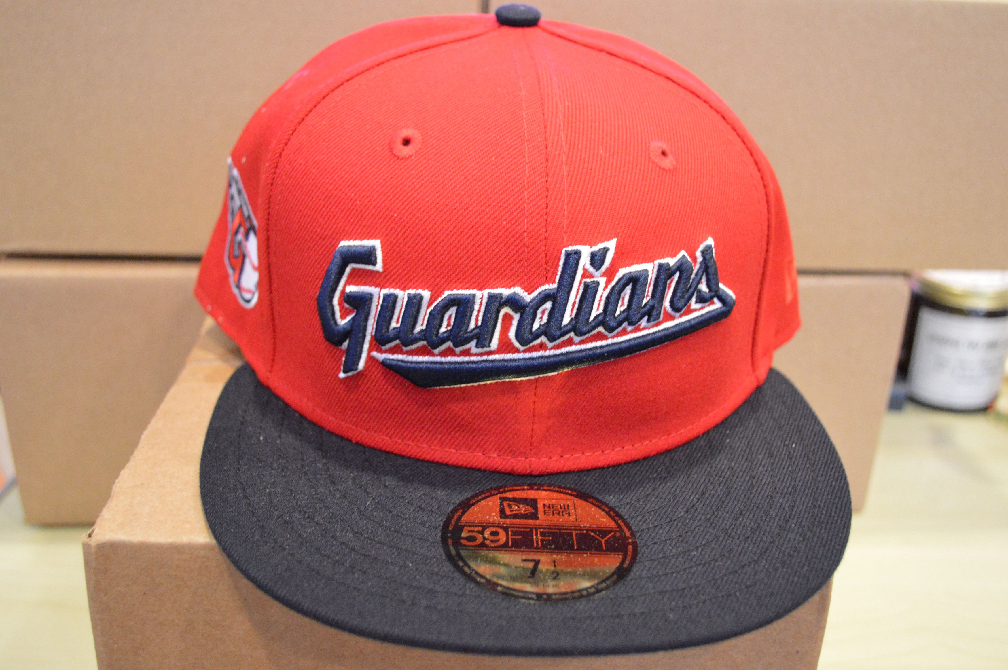 Hat Club × New Era 7 1/2 - Hat Club Cleveland Guardians Script Grey UV ...