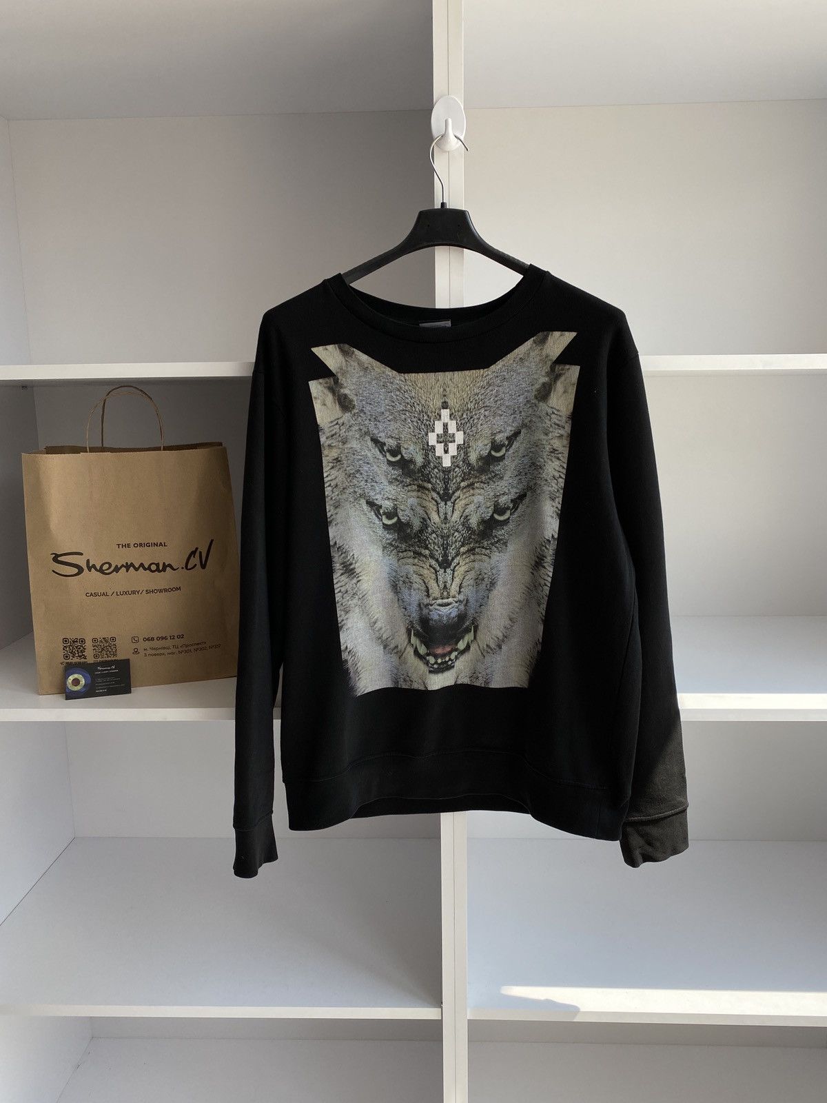 Marcelo Burlon Marcelo Burlon × Wolf × Sweatshirt | Grailed