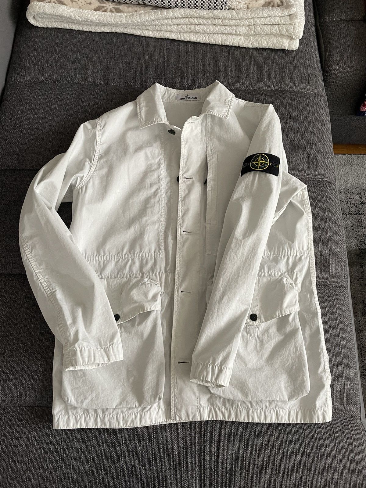 Stone Island Stone Island Tela Smerigliata Jacket | Grailed