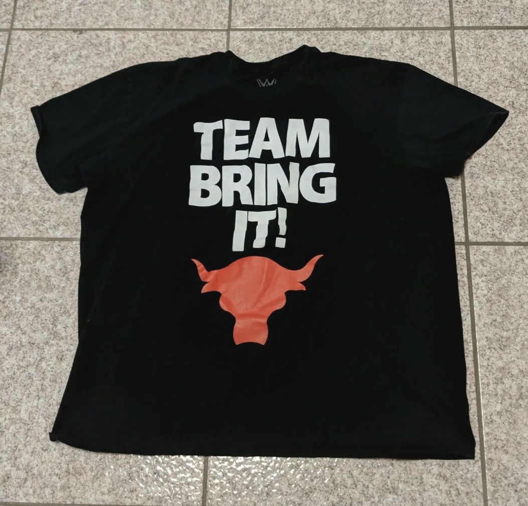Vintage × WWE × WWF Vintage The Rock Team Bring It Tee | Grailed