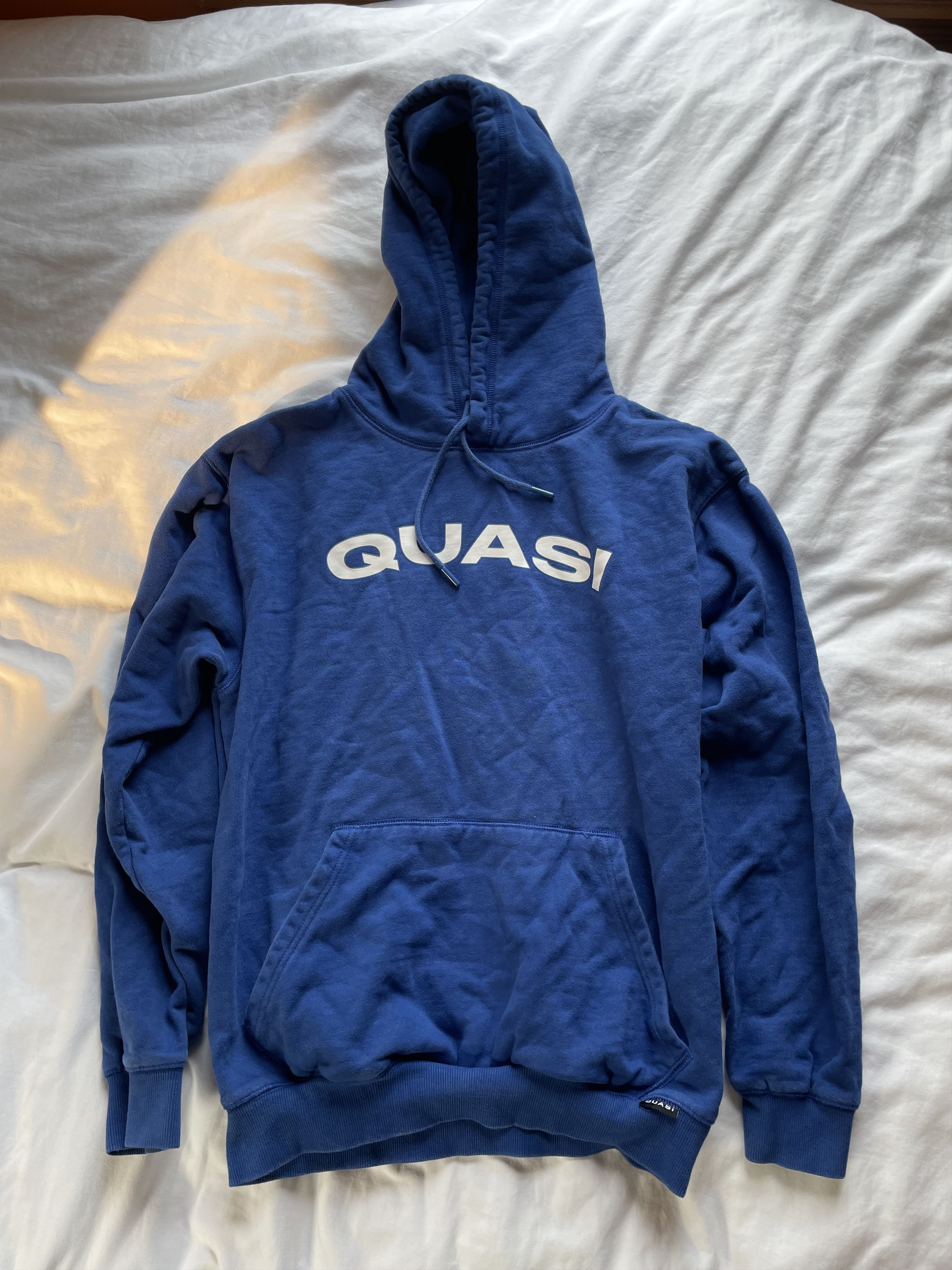 Quasi Skateboards Quasi College Spell Out Logo Royal Blue Hoodie Size ...