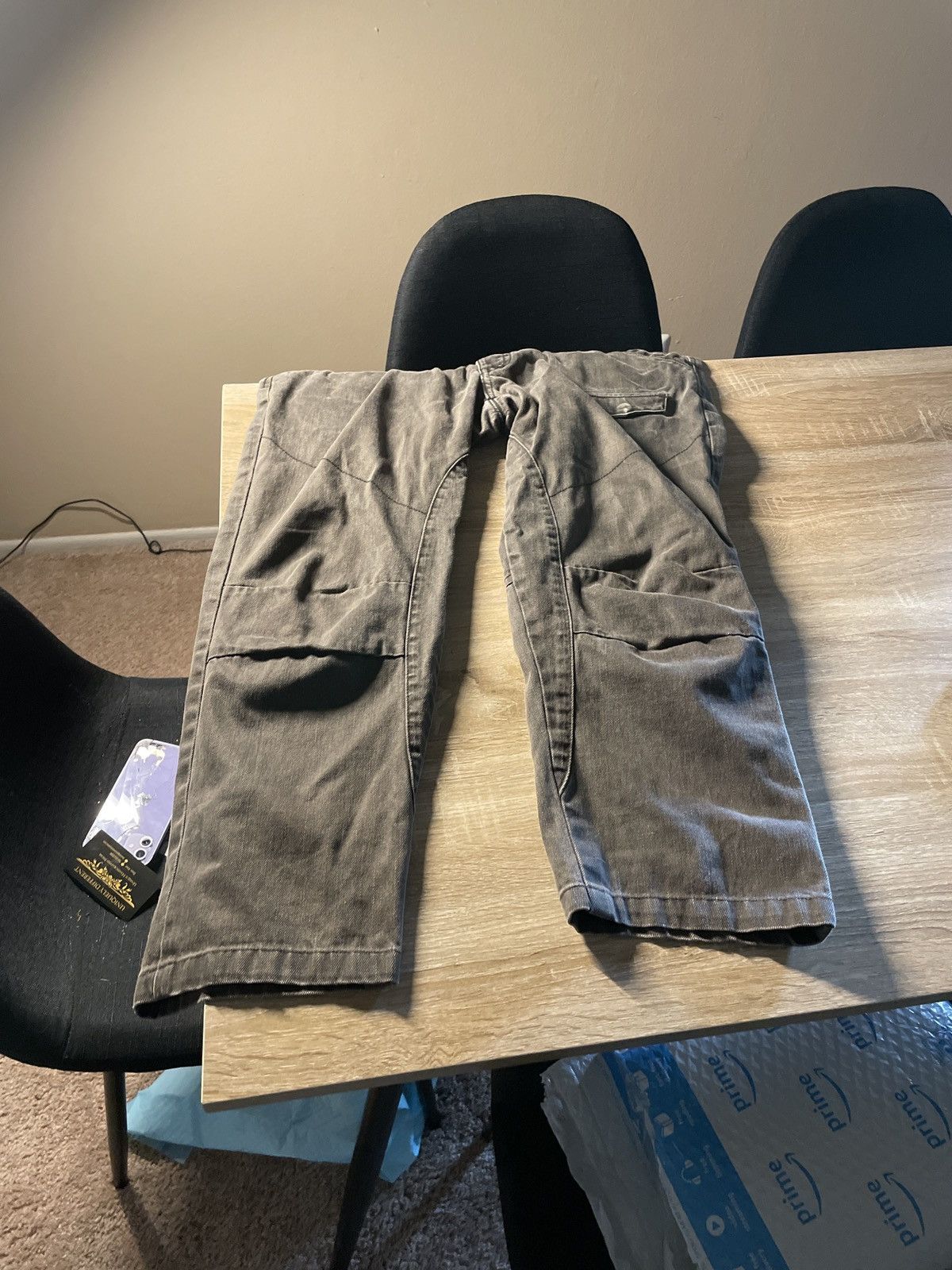 Vintage Raw brown utility pants | Grailed