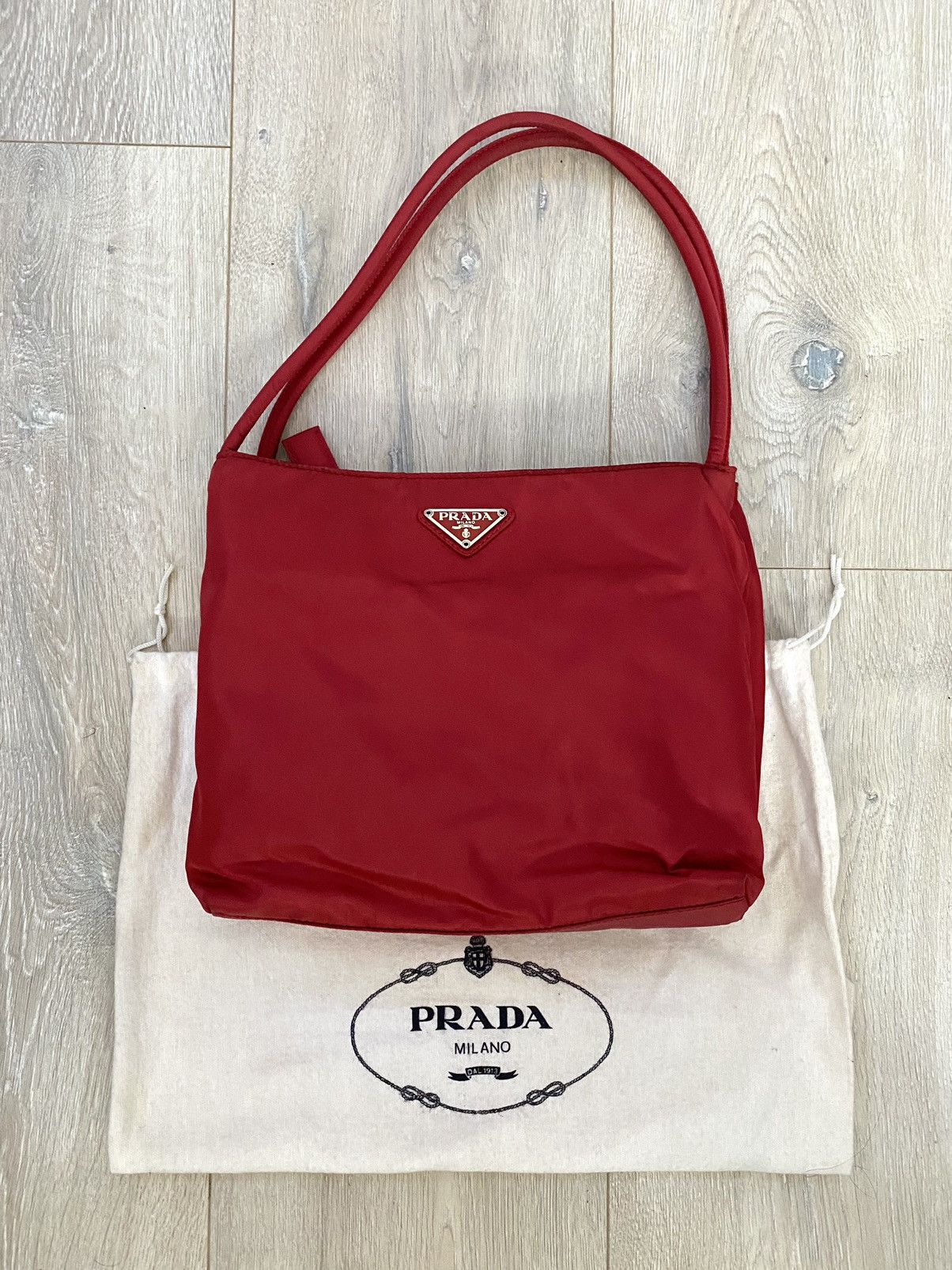 Prada Red Prada bag / tote | Grailed