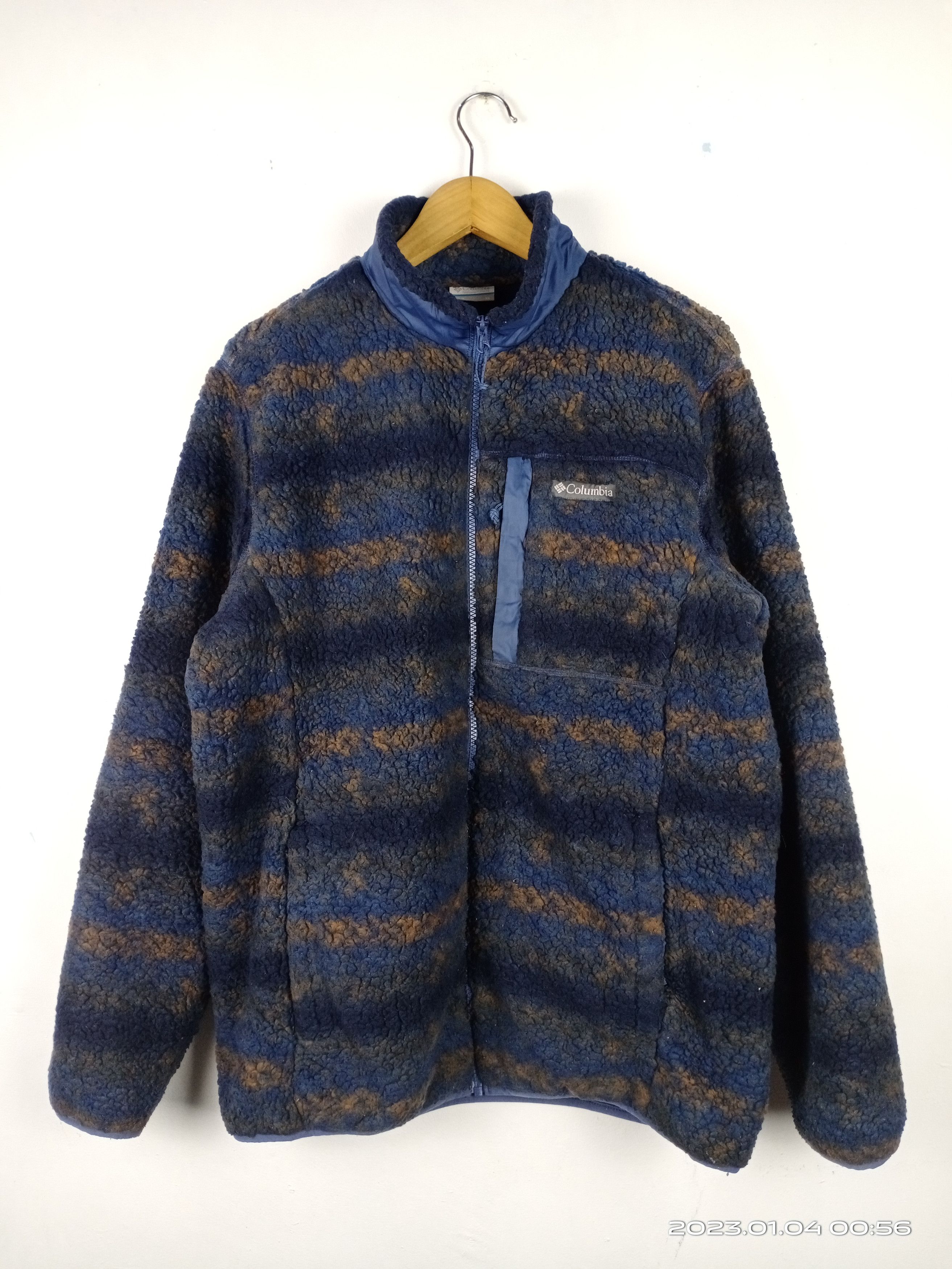Vintage 💥RARE💥Vintage Columbia Multicolor Fleece Deep Pile Jacket | Grailed