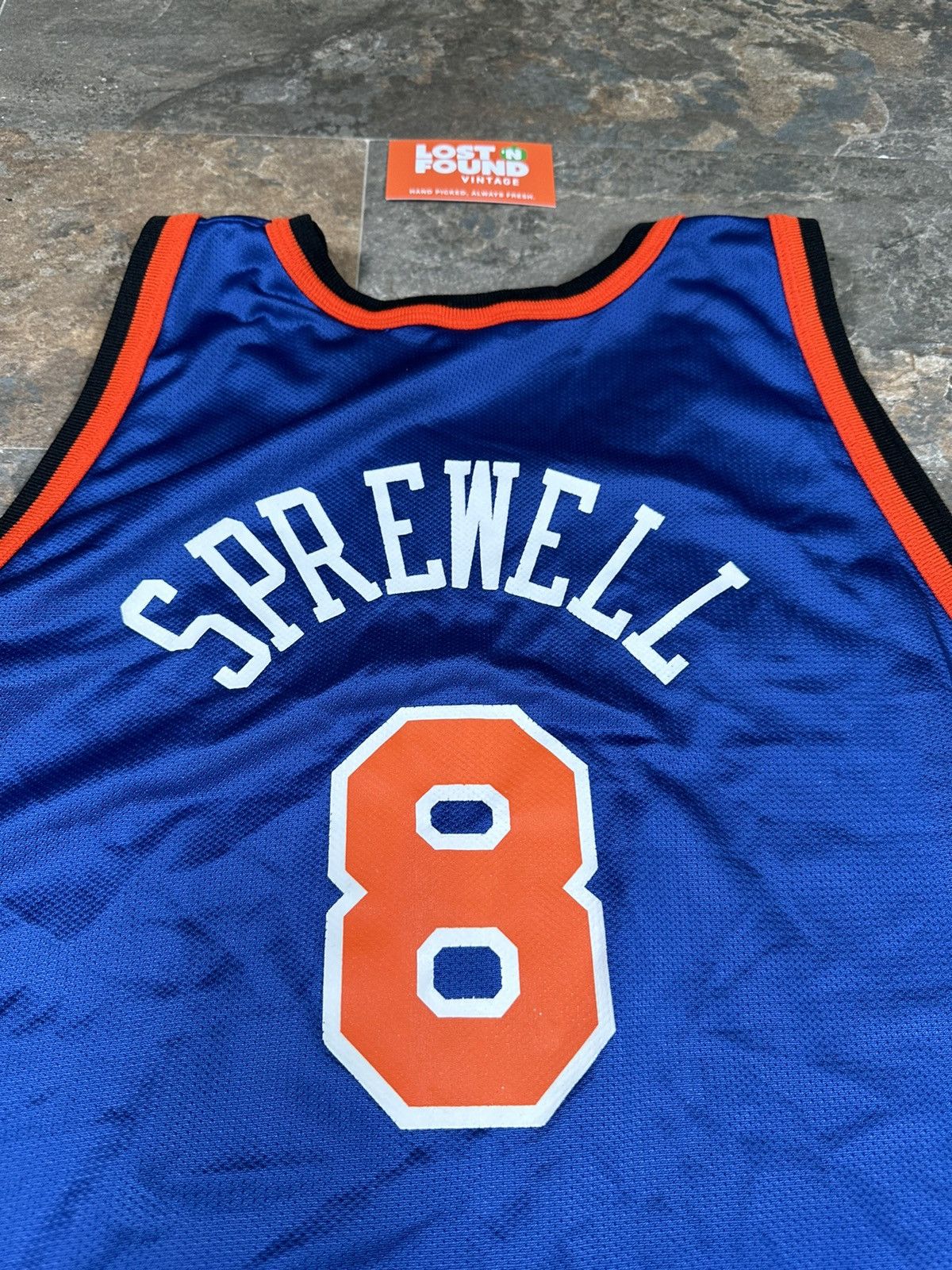 Champion × NBA × Vintage ‘90s Vintage NBA Latrell Sprewell New York ...