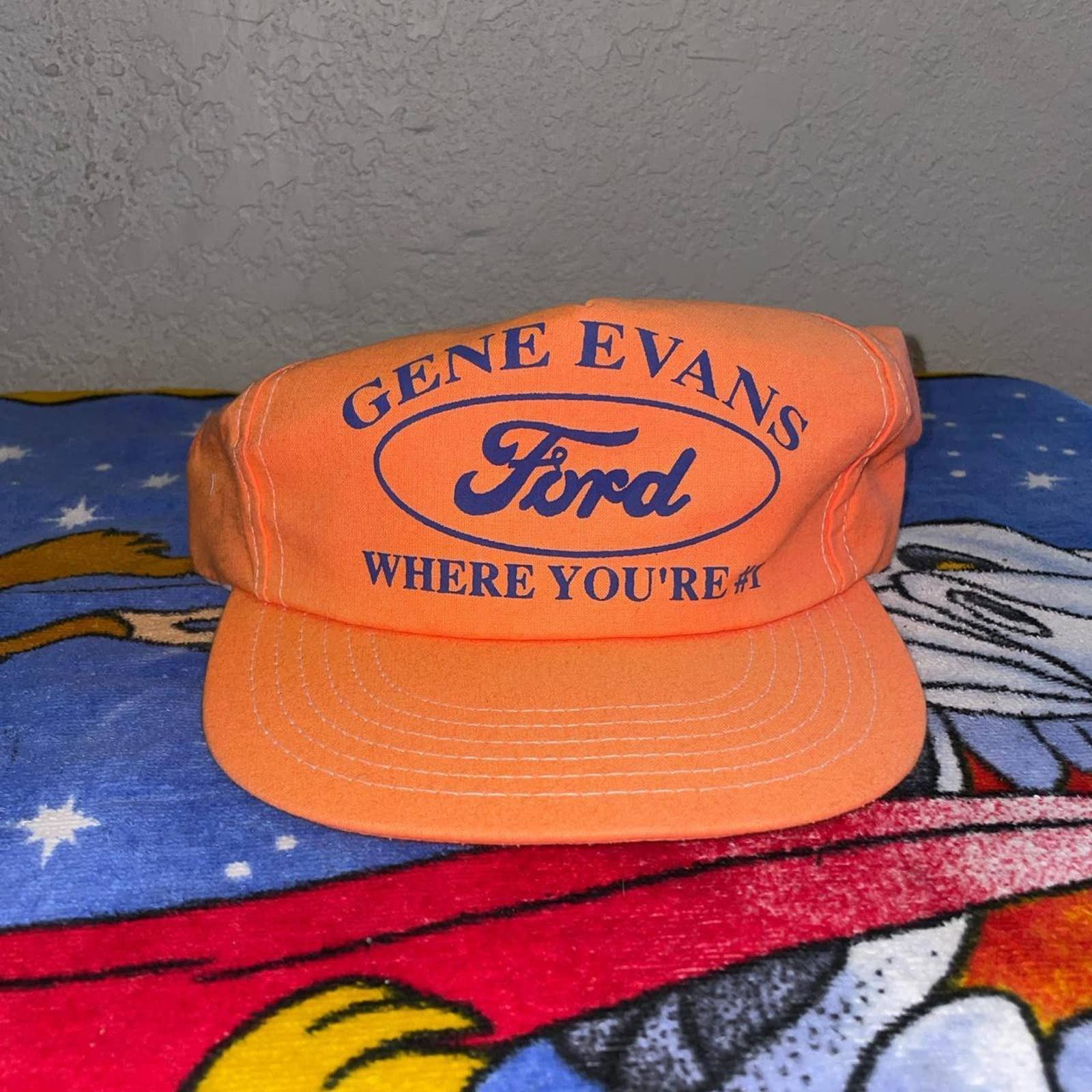 Vintage 90’s Gene Evans Ford vintage Trucker SnapBack | Grailed