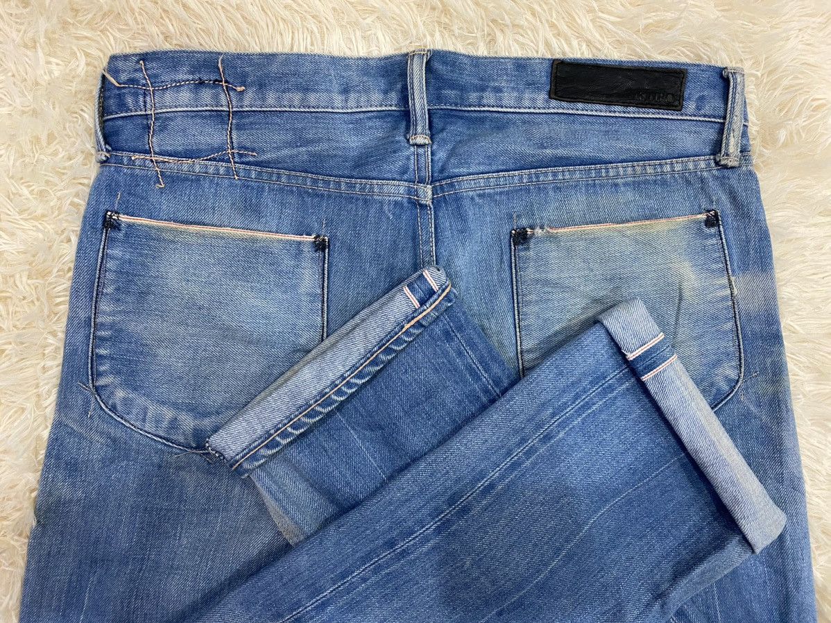 Japanese Brand × KURO Distressed Kuro Graphite Selvedge Japan Light ...