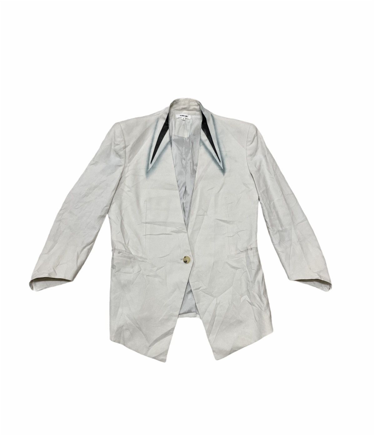 Helmut Lang Helmut Lang Suit Jacket Leather Trime Design Style Fashion ...