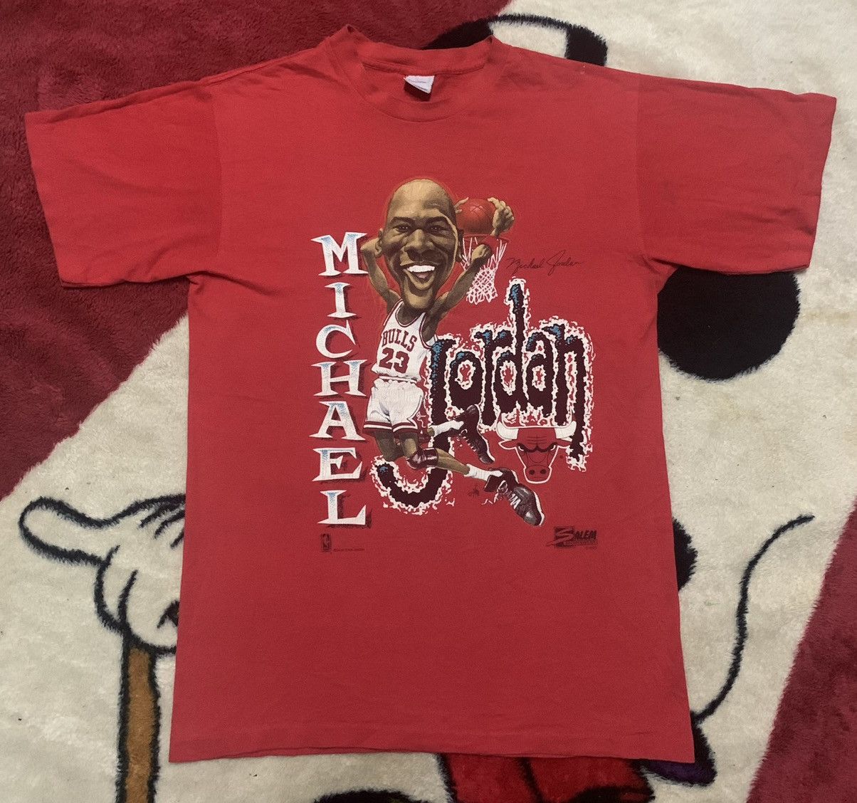Chicago Bulls × NBA × Salem Sportswear Vintage Michael Jordan t shirt ...