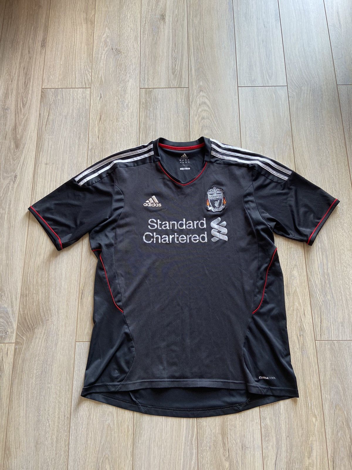 Adidas × Liverpool × Vintage Adidas Liverpool F.C football shirt tee ...