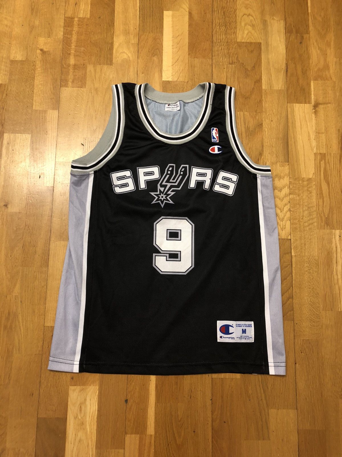 Champion × NBA × Vintage TONY PARKER #9 SAN ANTONIO SPURS RARE NBA ...