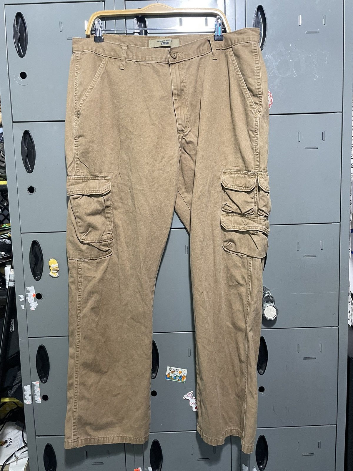 Vintage Vintage wrangler wide leg cargo multi pocket pants workwear ...