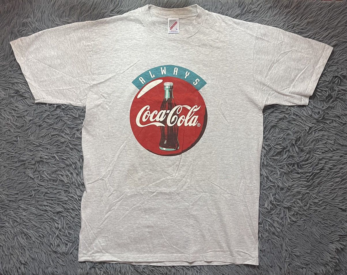 Coca Cola × Jerzees × Vintage Coca Cola 90s vintage bootleg t-shirt ...