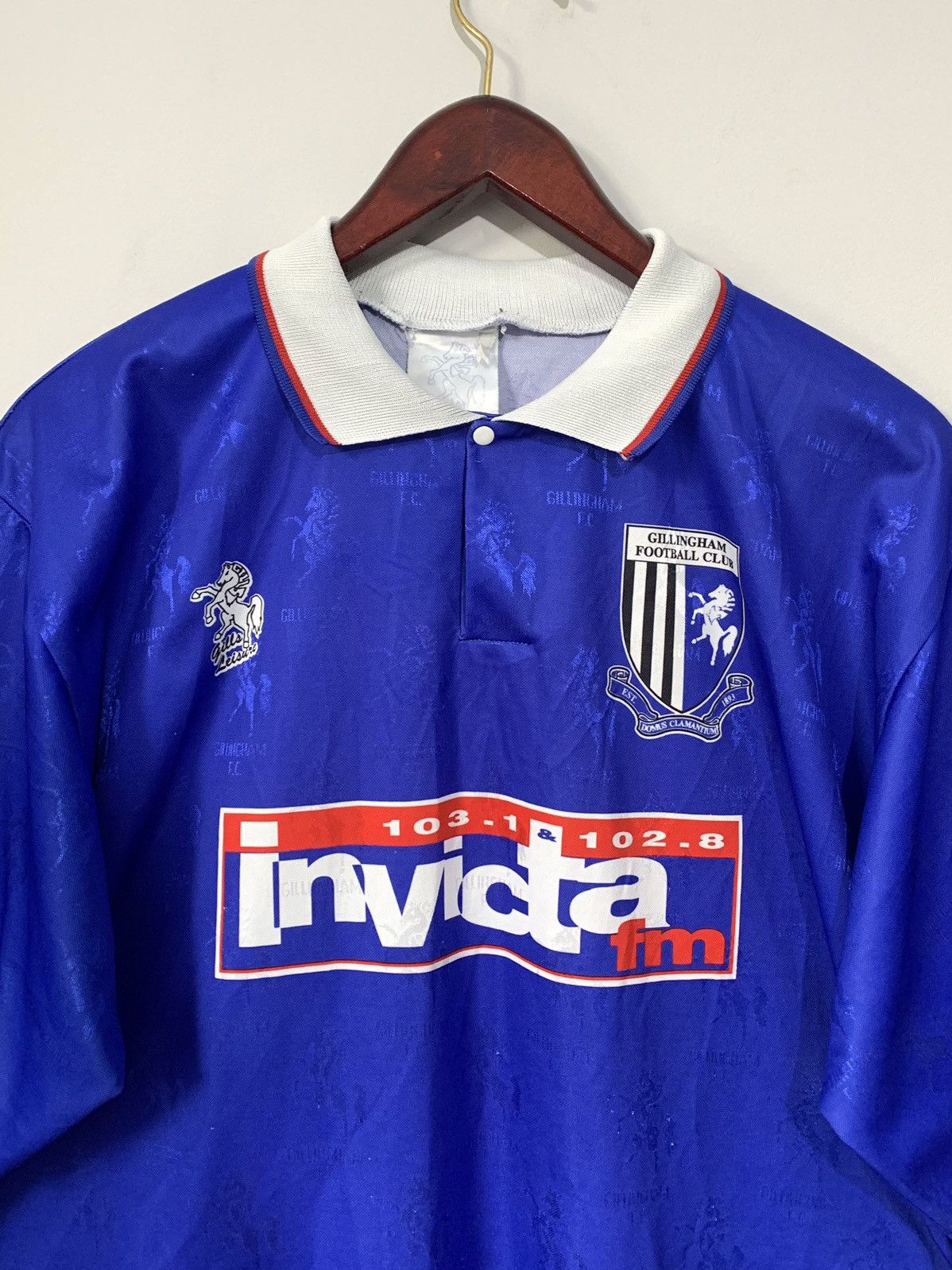 Vintage Gillingham Home football shirt 1996 - 1997 Jersey | Grailed
