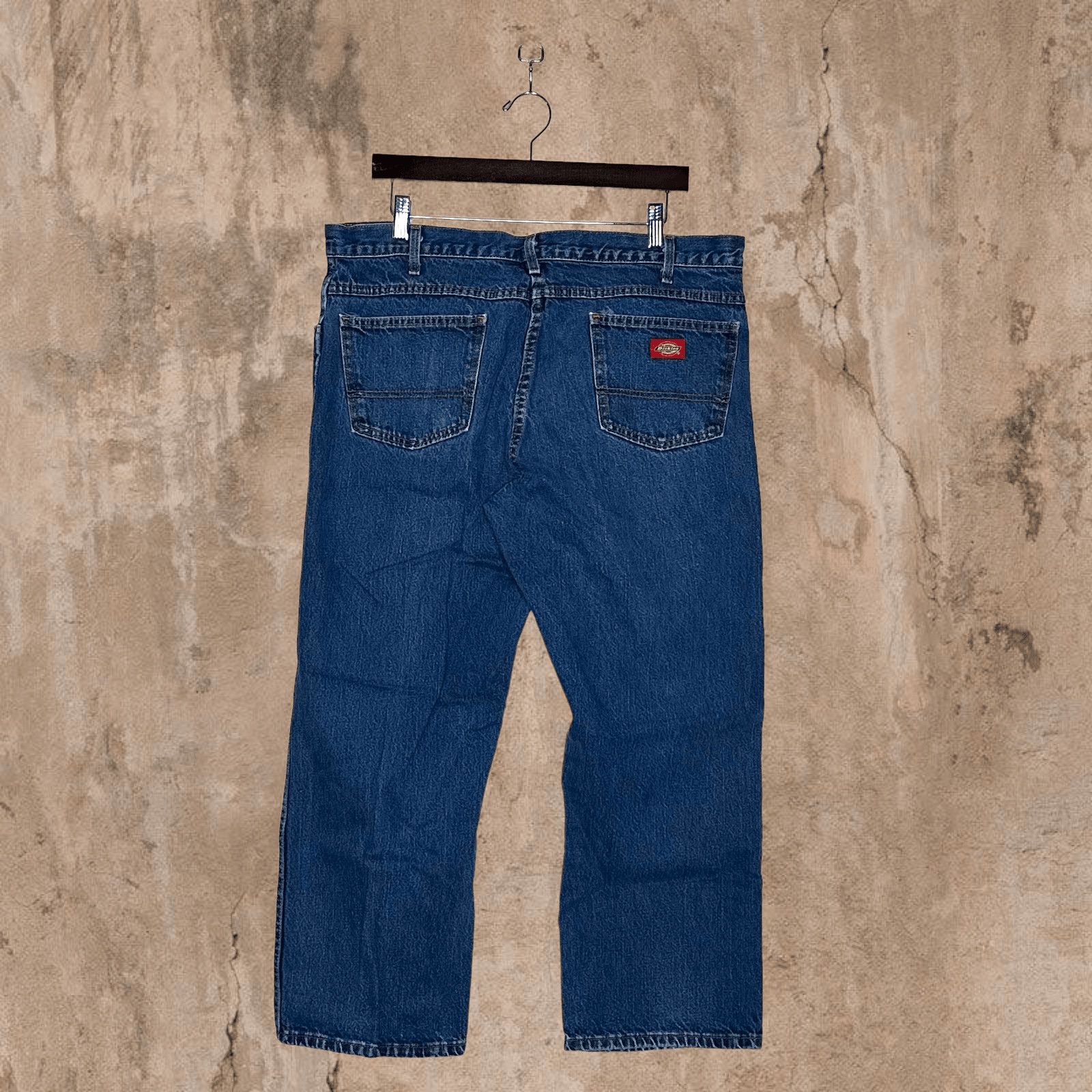 Vintage Dickies Work Jeans Relaxed Fit Medium Wash Red Label | Grailed