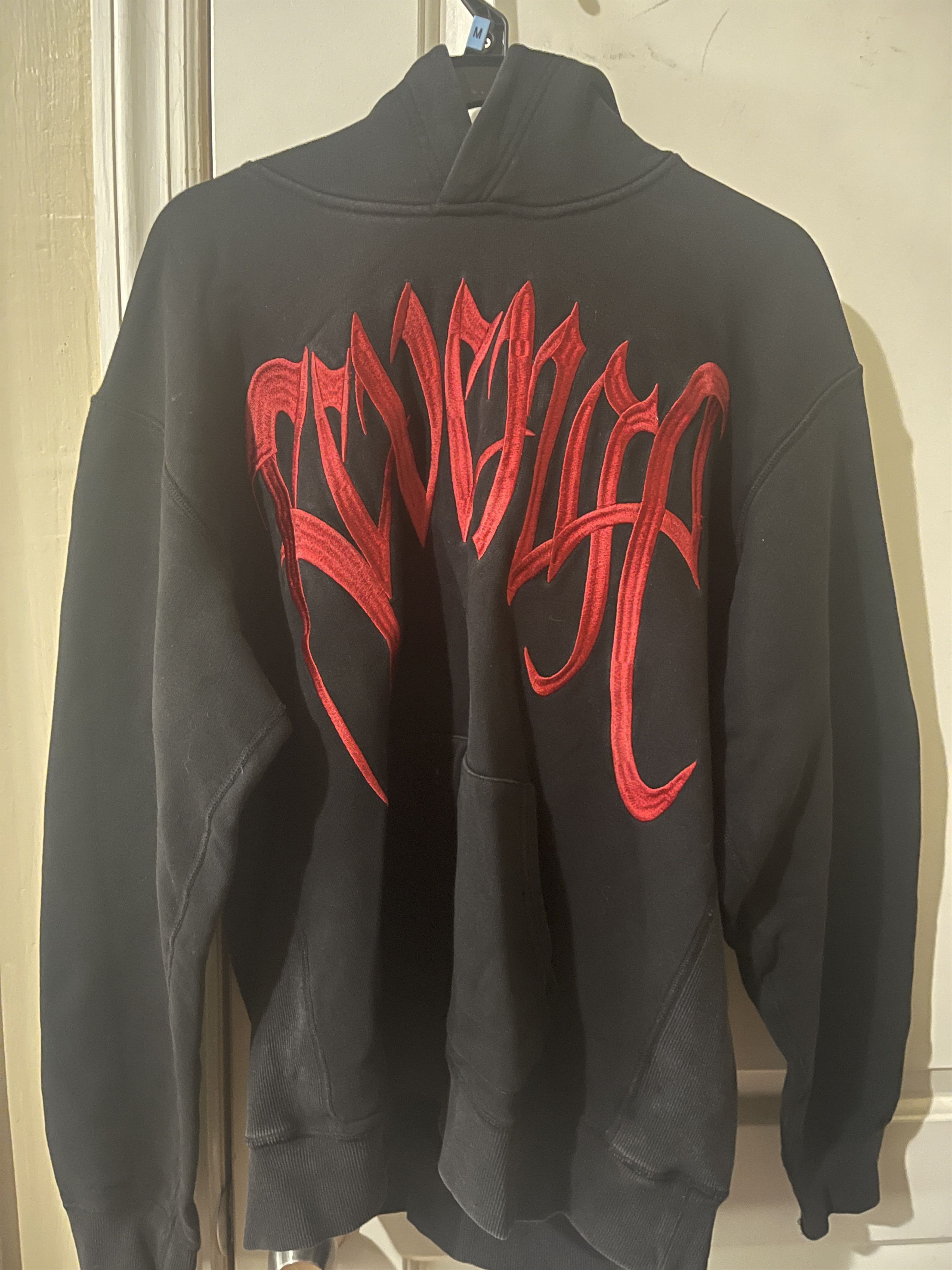 Revenge Revenge BRED Arch Embroidered Hoodie | Grailed
