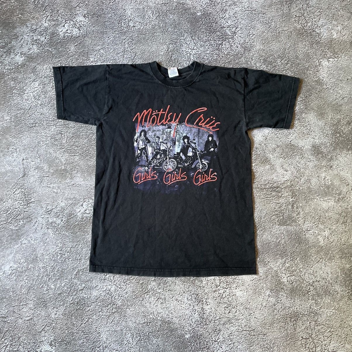 Vintage Vintage Y2K SKELETON MOTLEY CRUE DEAD FACE Skulls Horror Tee ...