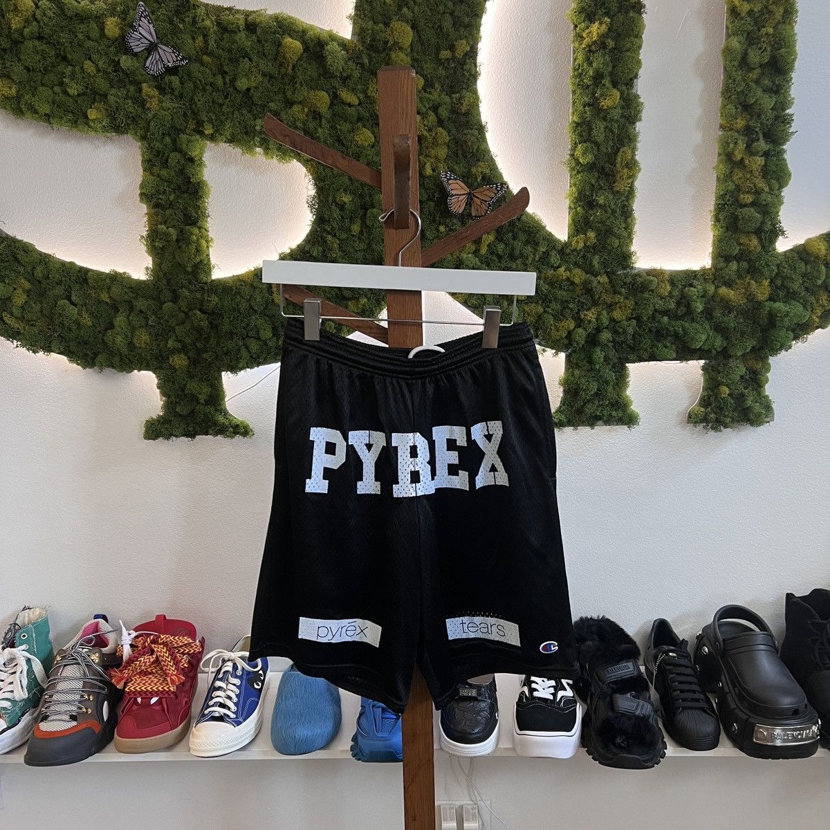 Pyrex Vision Pyrex Tears Champion Shorts | Grailed