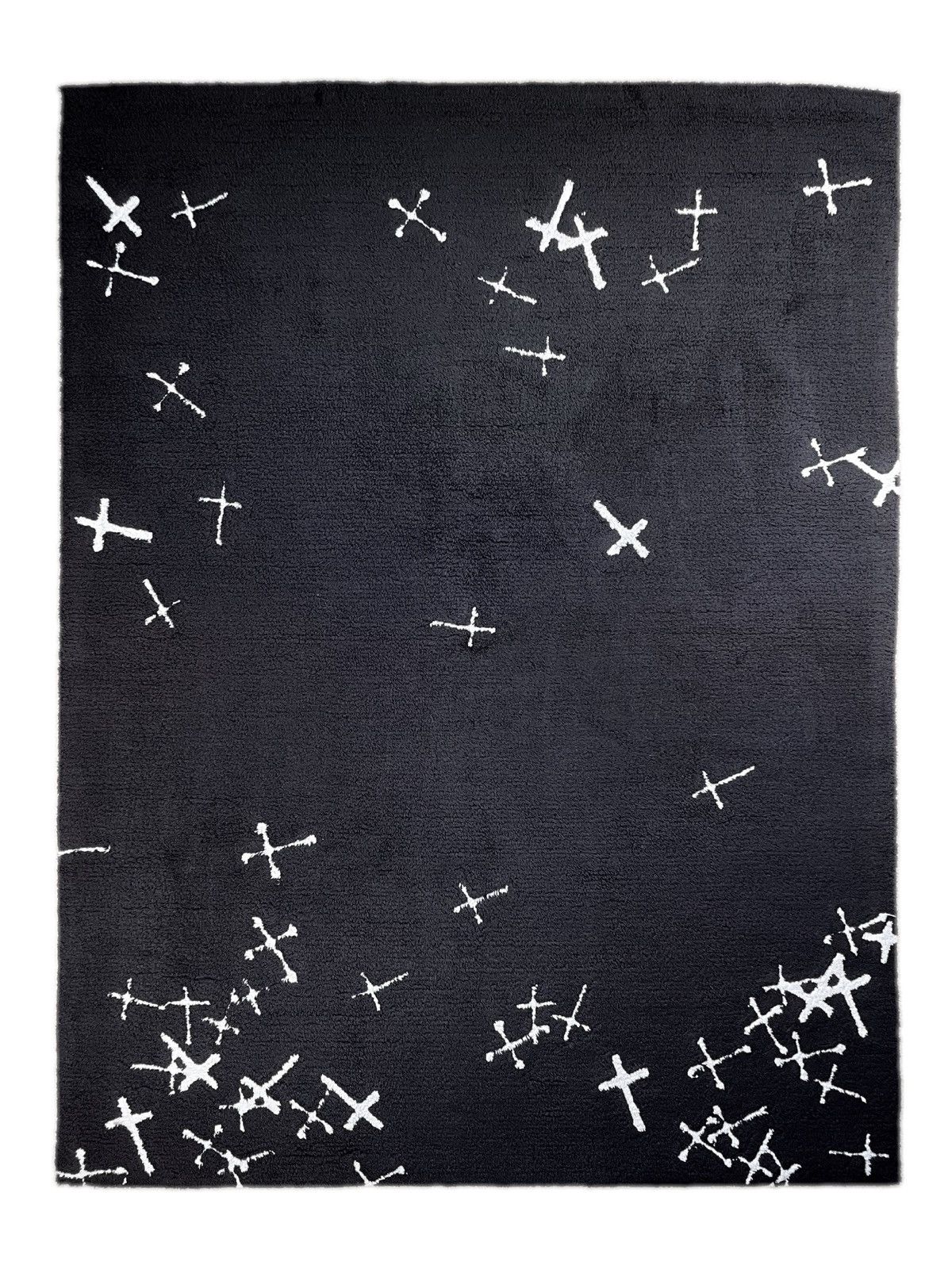 Undercover AW02 Undercover Cross Rug Witch’s Cell Division Black | Grailed