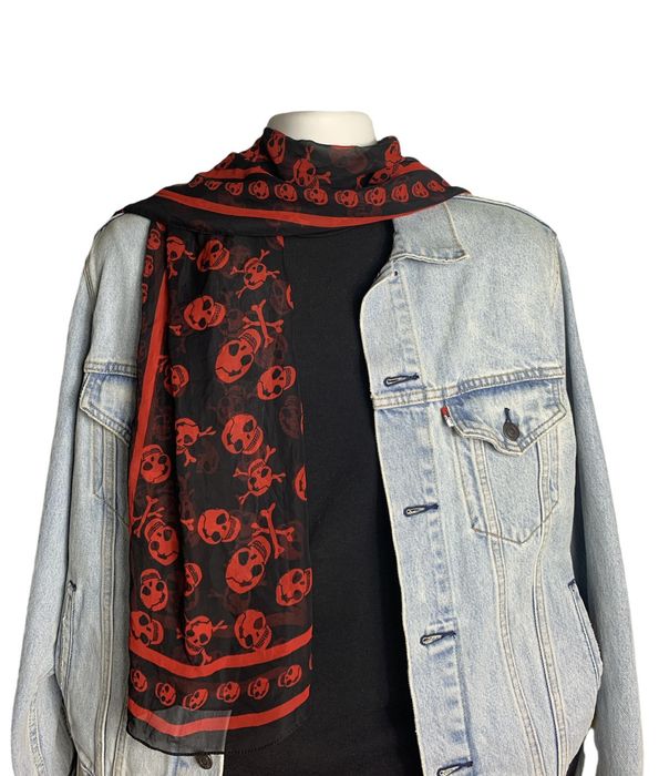 Skulls Alexander Mcqueen Inspired Skull Scarf | Grailed