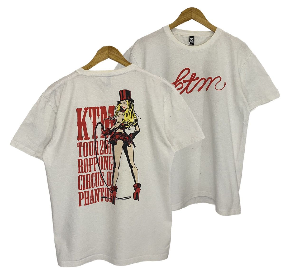 Vintage KTM Sexy Lady Big Print T-Shirt | Grailed