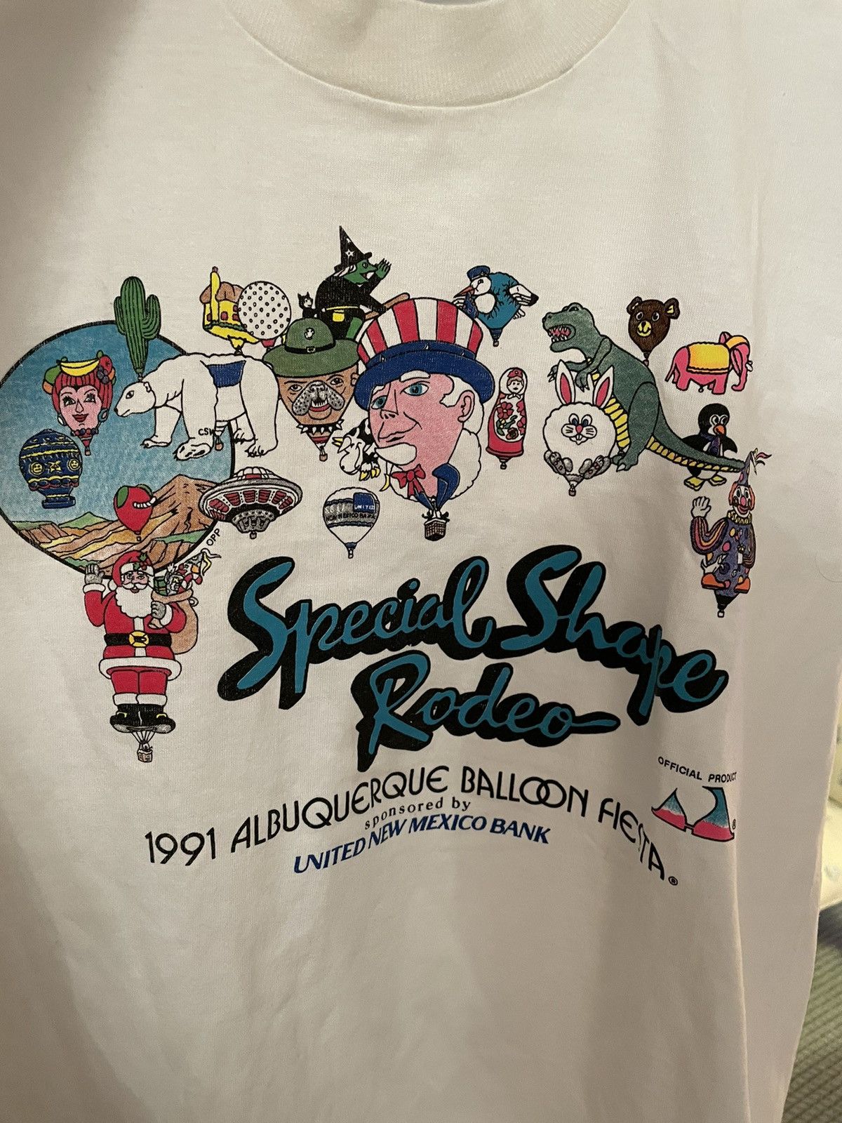 Screen Stars × Vintage 1991 Albuquerque Balloon Fiesta Vintage Tee ...