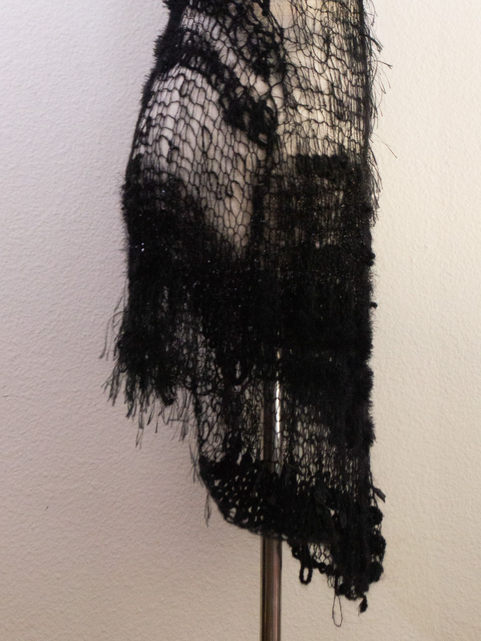 Rodarte Loose Hand Knit Dress with Crochet Flowers | Grailed
