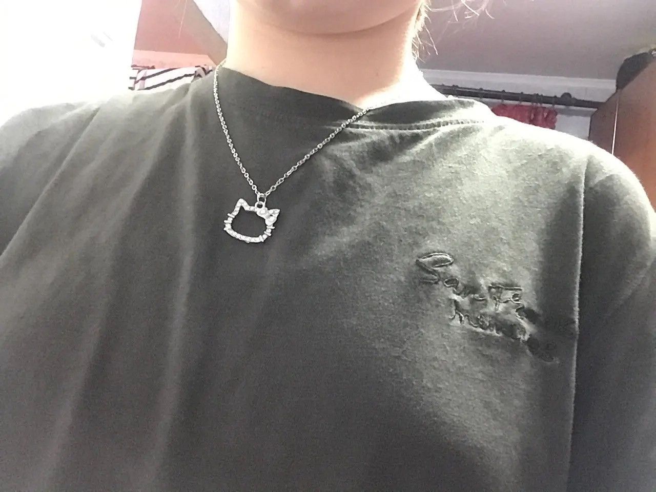 Cuban Link Chain Hello Kitty Pendant Necklace | Grailed