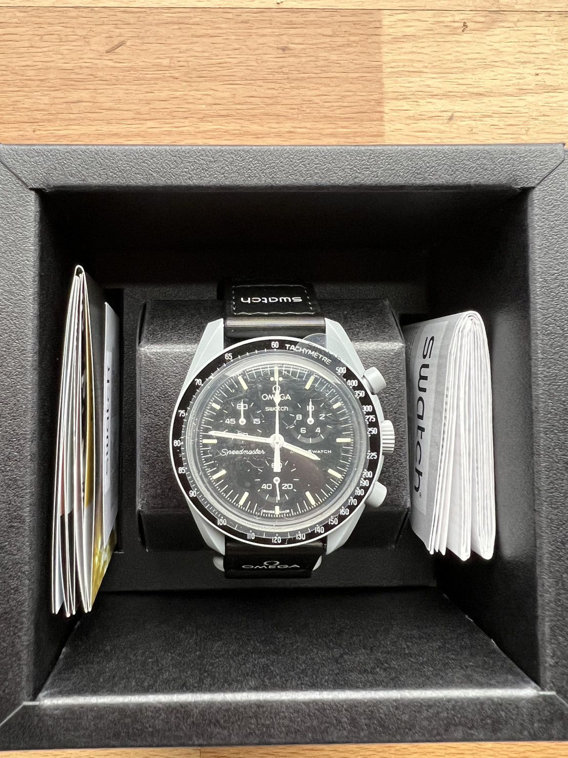 Swatch Swatch x Omega Bioceramic Moonswatch Mission to the Moon | Grailed