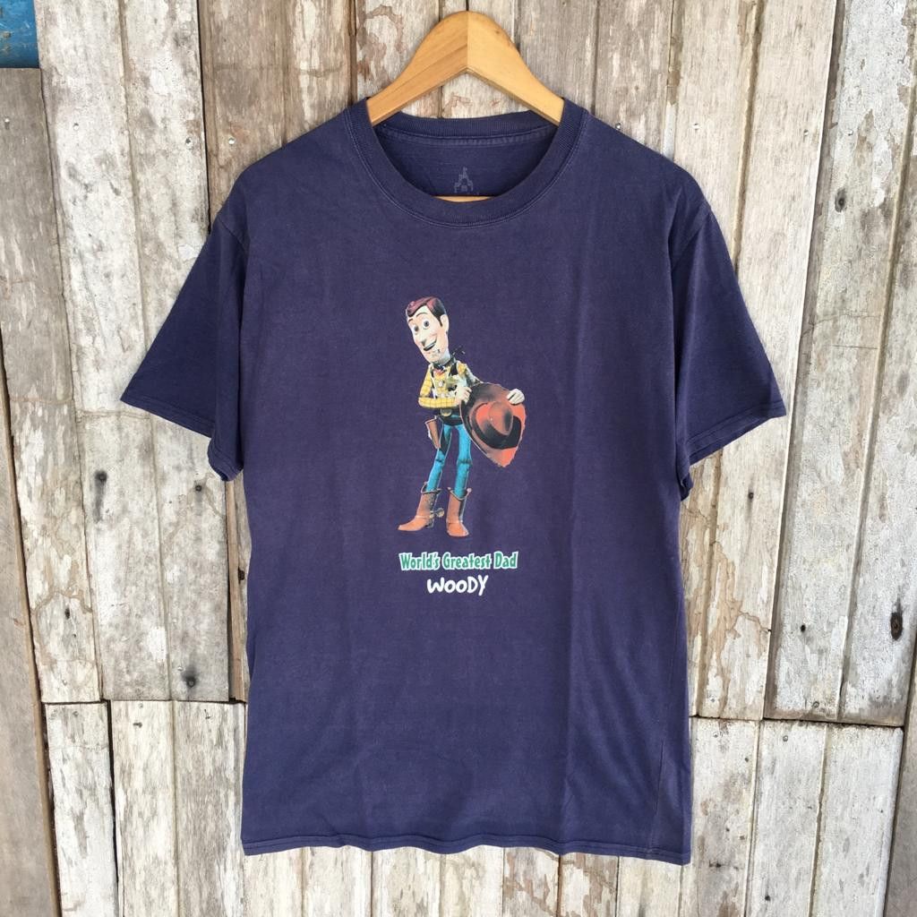 Movie × Vintage Thrashed Faded Vintage Disney Toy Story Movie Tshirt ...