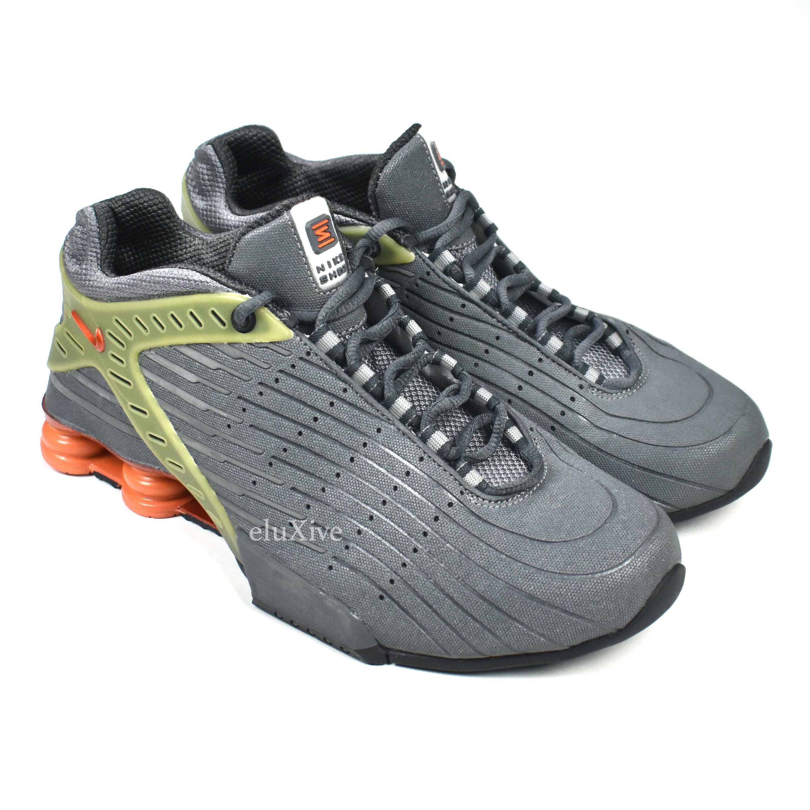 Nike 2001 Nike Shox XT IV Unreleased Graphite Flash Orange DS | Grailed