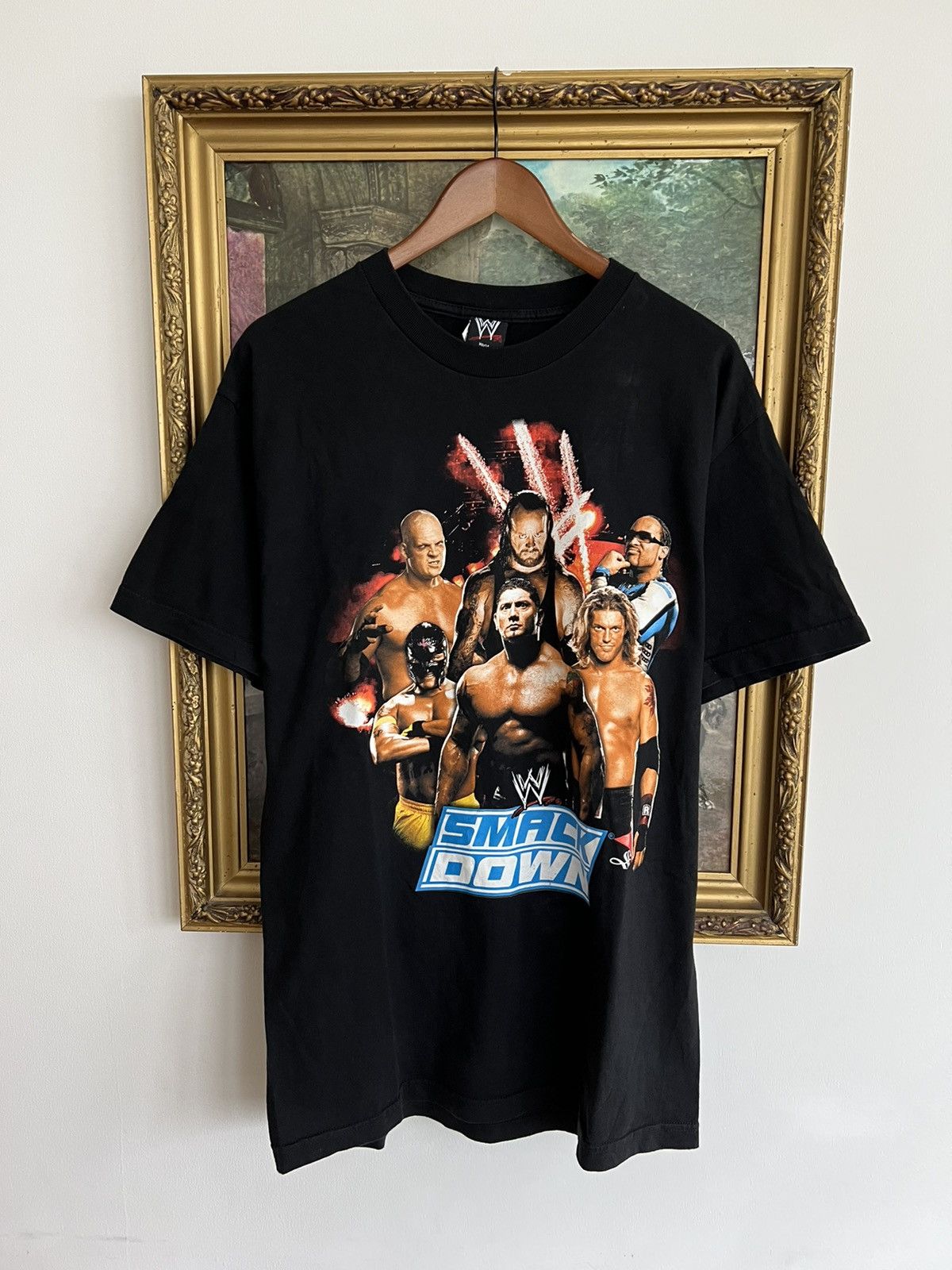 Band Tees × Vintage × Wwe Vintage 2007 SmackDown Undertaker WWE Black ...