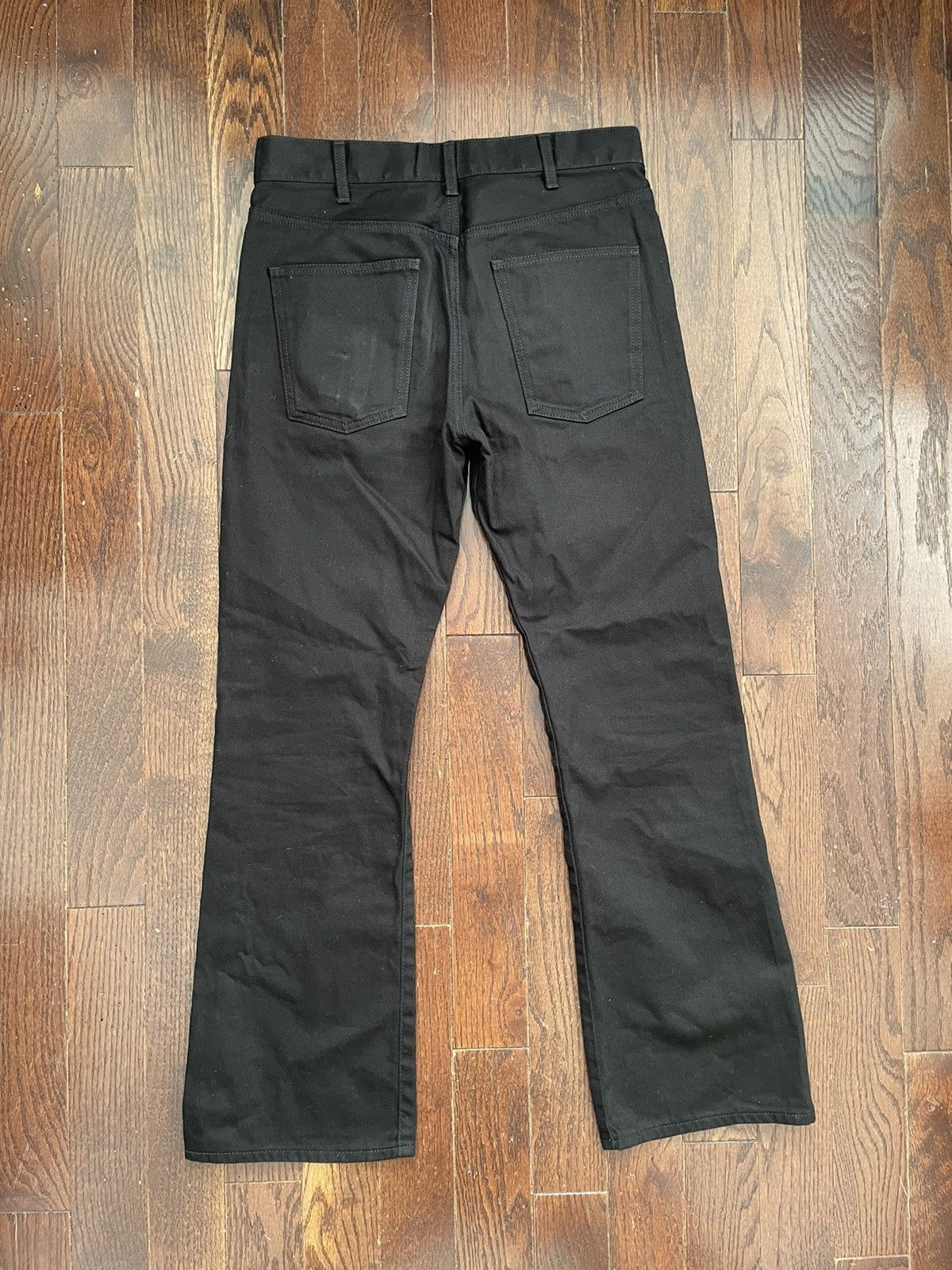 Celine Celine Dylan Flared Studded Denim Jeans Black | Grailed
