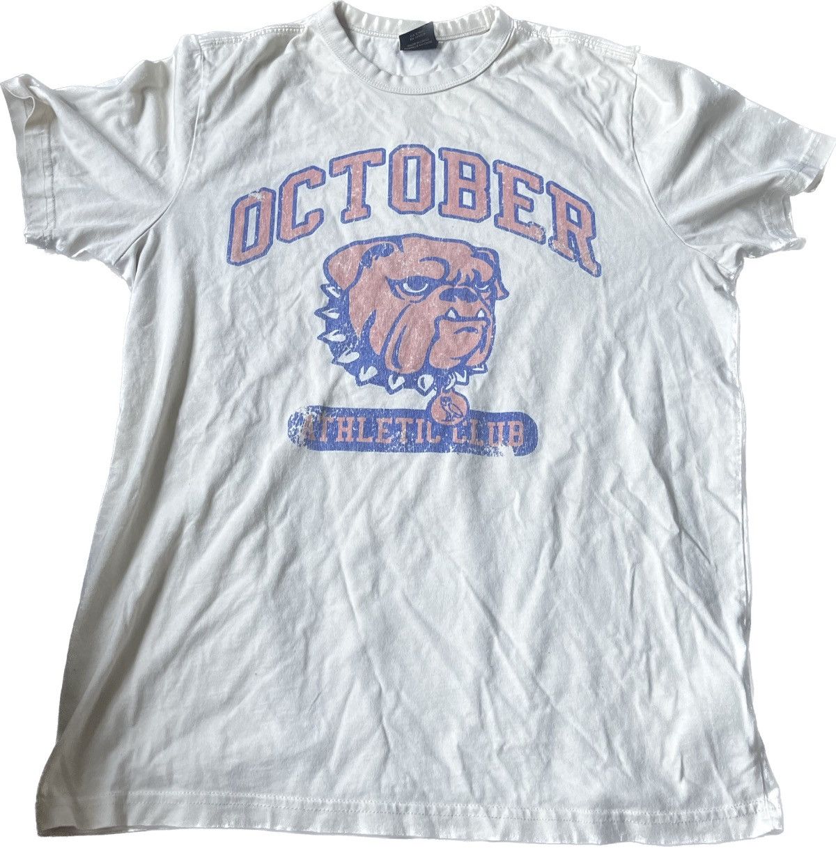 Octobers Very Own OVO graphic bulldog tshirt | Grailed