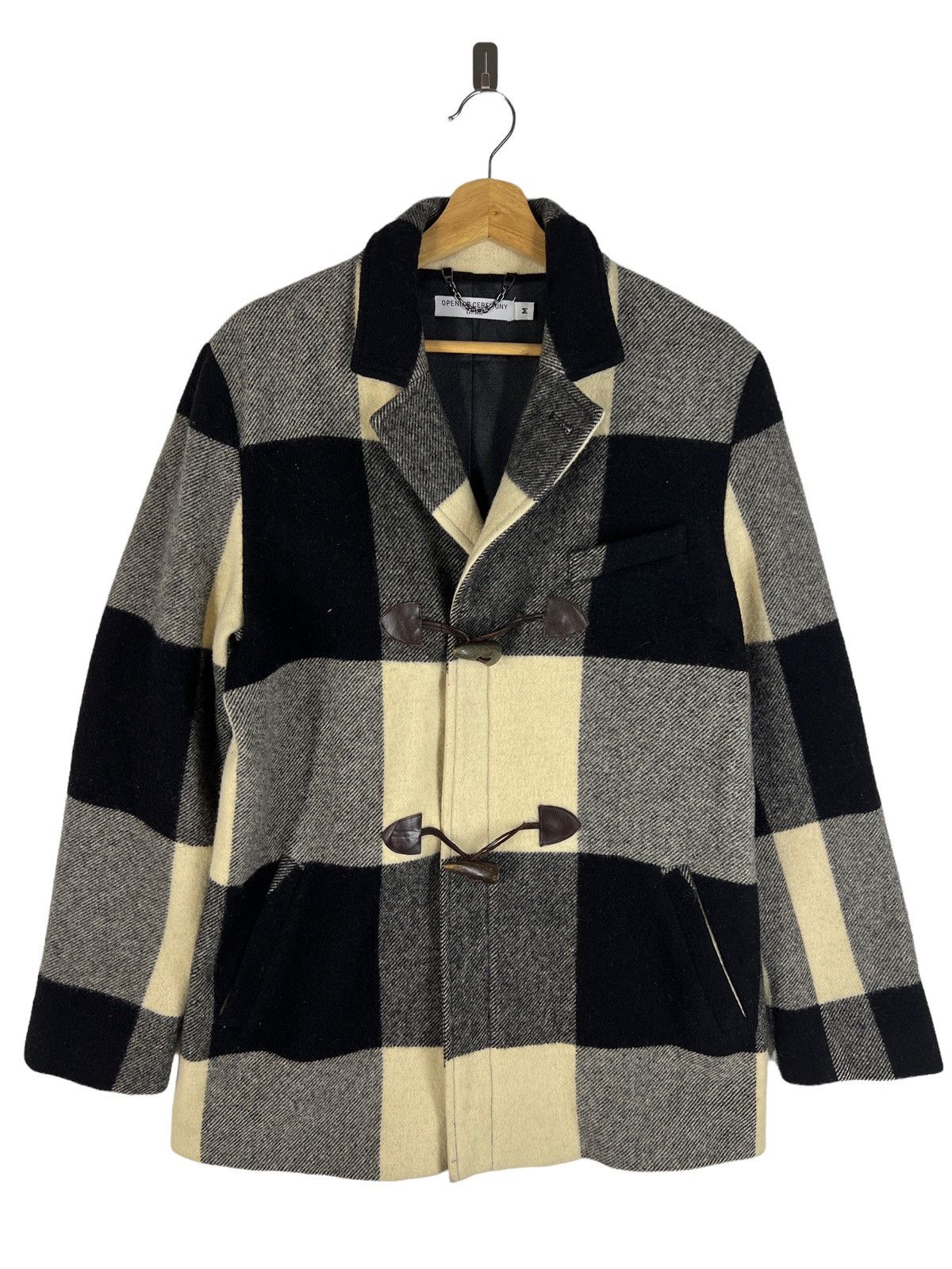 Opening Ceremony 🔥OPENING CEREMONY WOOL CHECK COAT | Grailed