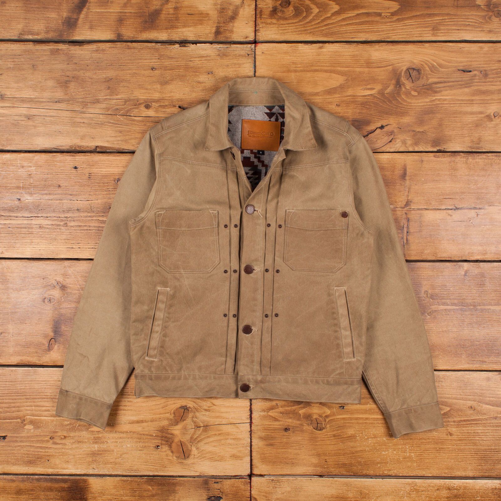 Vintage Vintage Freenote Cloth Wax Jacket S 90s Waxed Cotton Riders ...