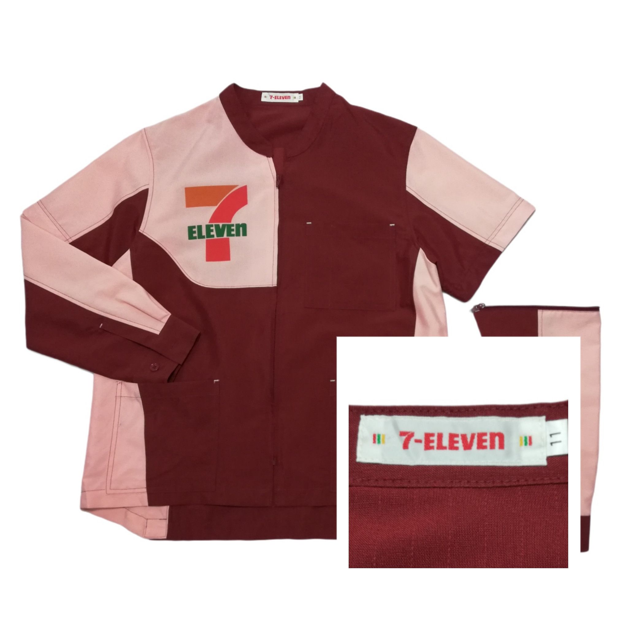 Seven 7 × Vintage × Workers 🔥Seven 7 Eleven Big Logo Convertible Zipper ...