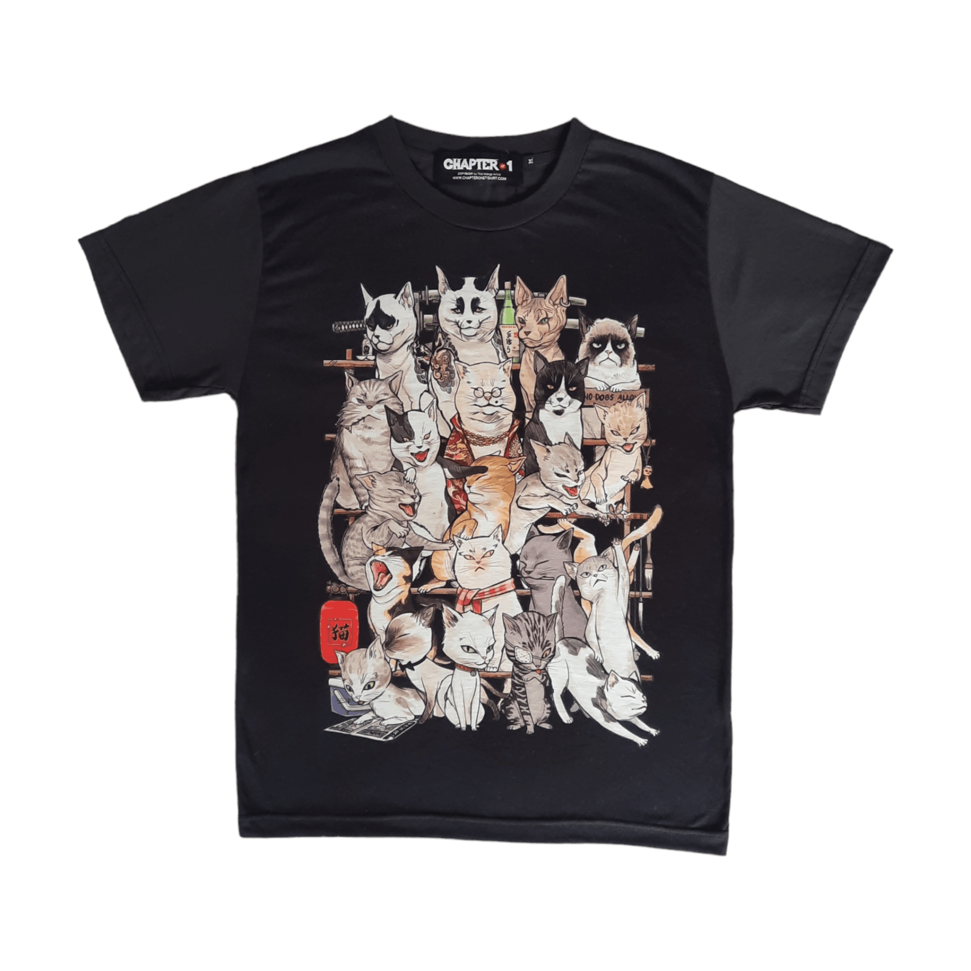 Japanese Brand 🔥Chapter # 1 yakuza cat manga anime tshirt | Grailed