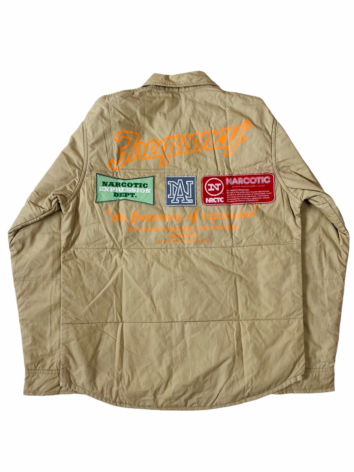 Vintage AW03-04 Narcotics - Patch Lightweight Jacket | Grailed