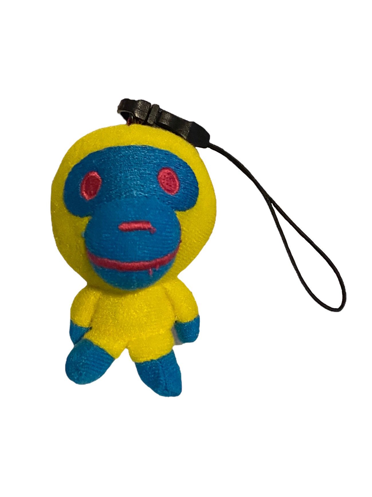 Bape Baby Milo Yellow/Blue Plush Keychain | Grailed