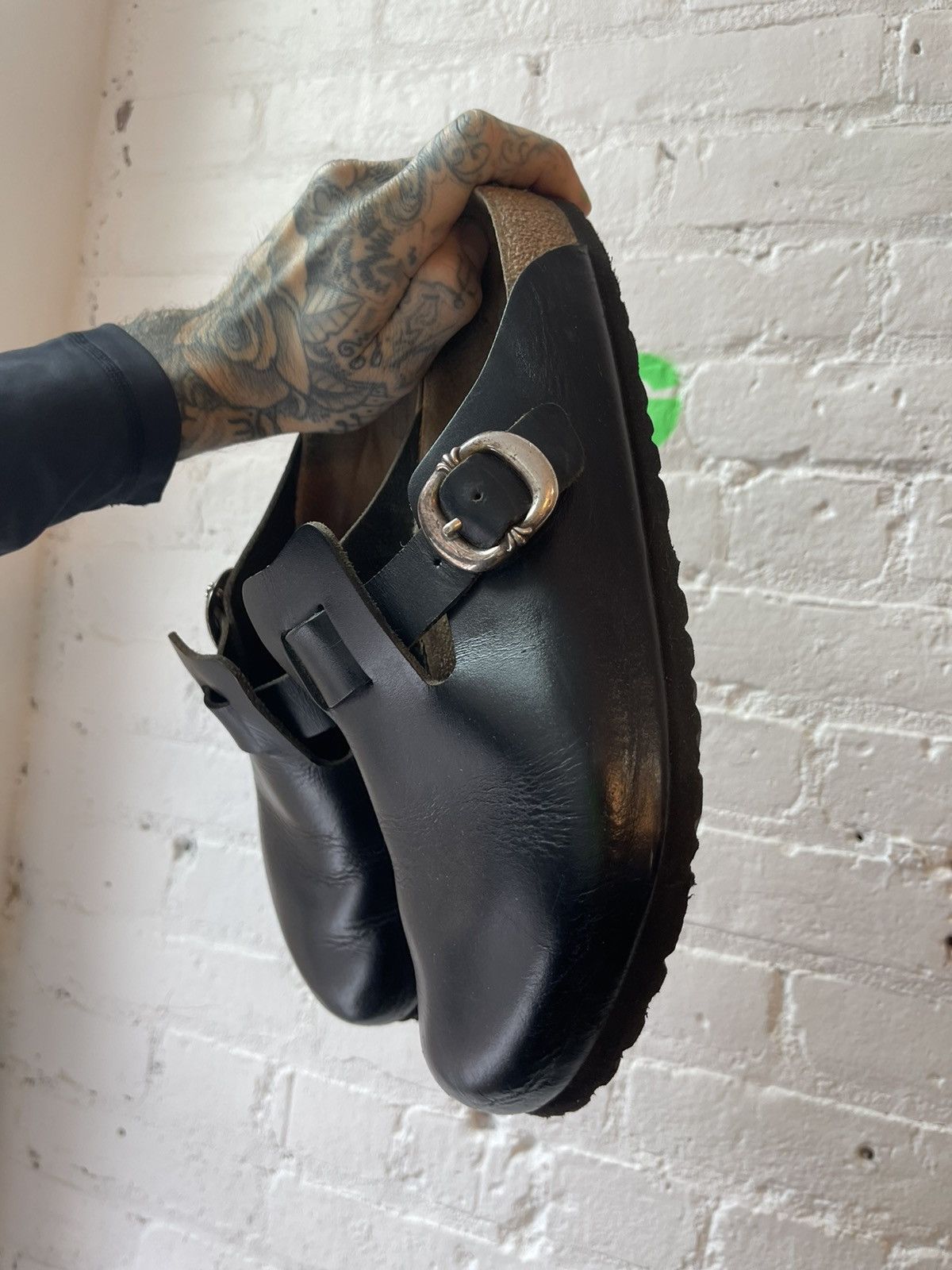 Birkenstock × Chrome Hearts Chrome Hearts x Birkenstock Boston BLACK ...