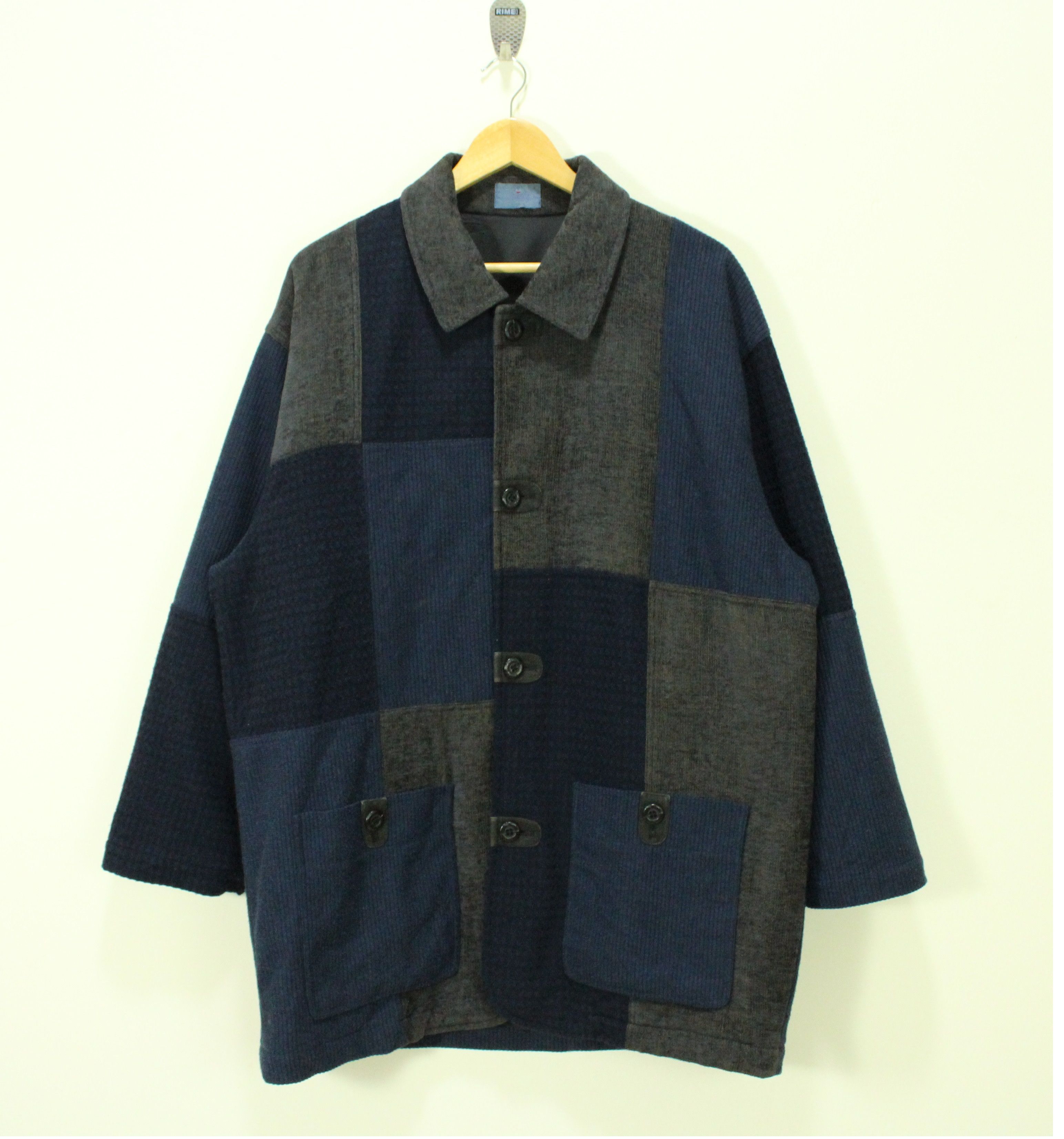 Japanese Brand PATCHWORK Jacket GIOVANUOMO Indigo Japan | Grailed