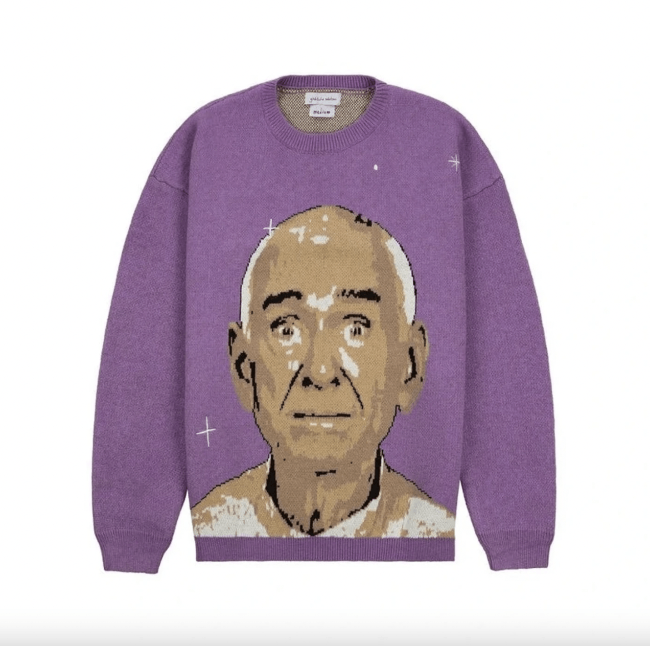 Gleb Kostin Solutions 💚 Gleb Kostin Heaven's Gate Knit Purple X-Large ...